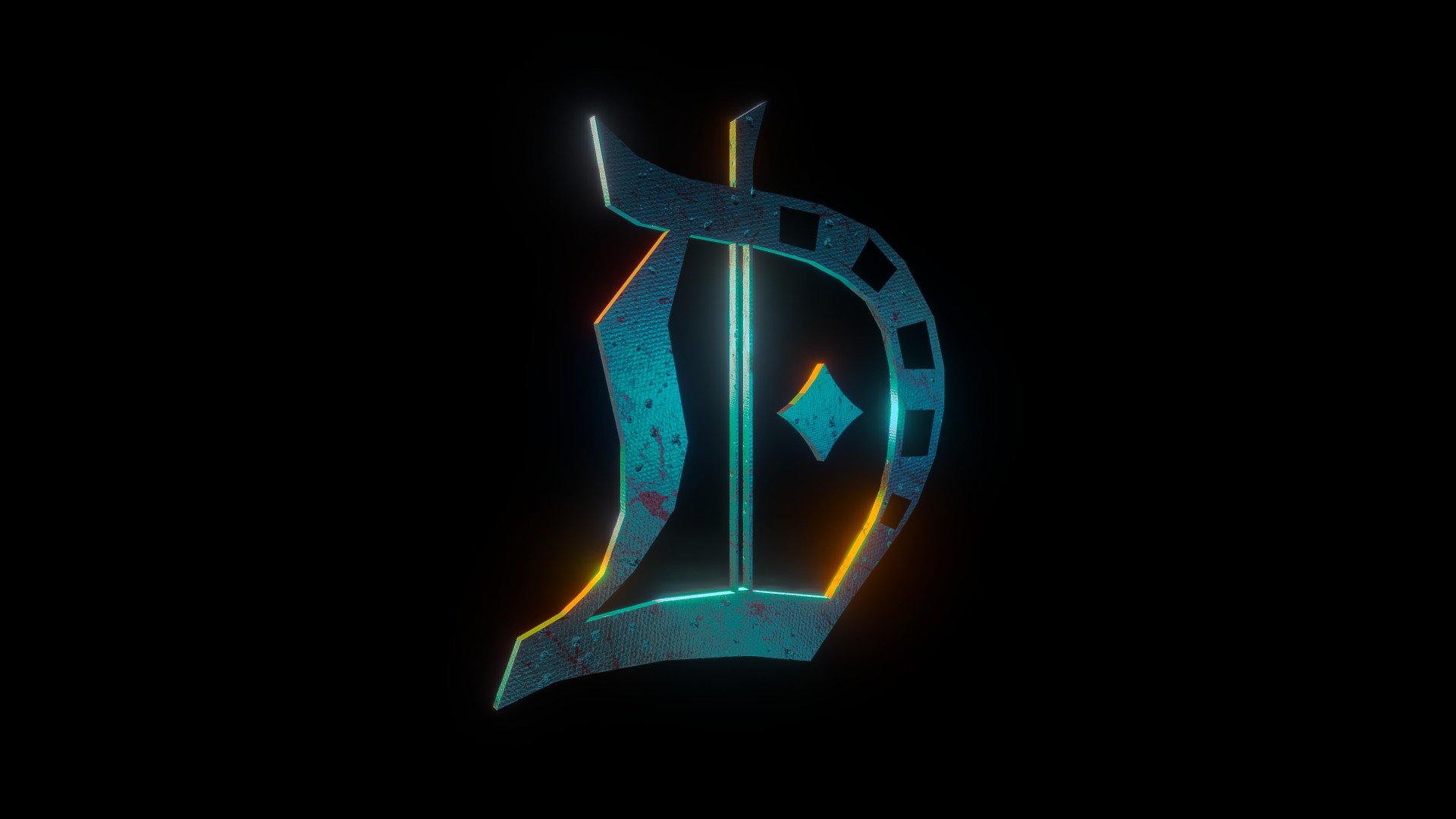 Letter D (Low poly) - Buy Royalty Free 3D model by stoutfella [c27378f ...