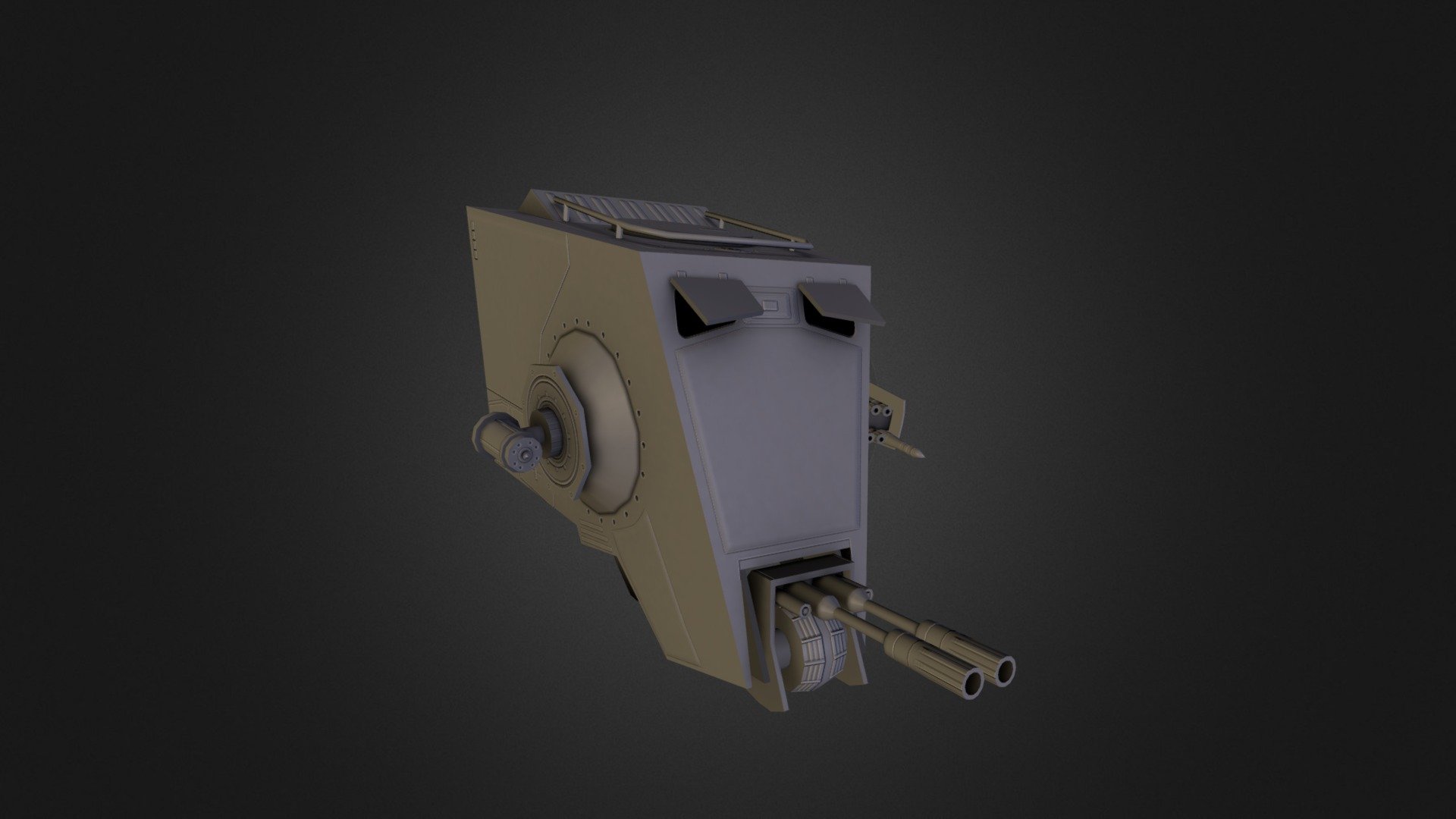 AT-ST Pilot Cabin - 3D model by ashuradx [c2753ab] - Sketchfab