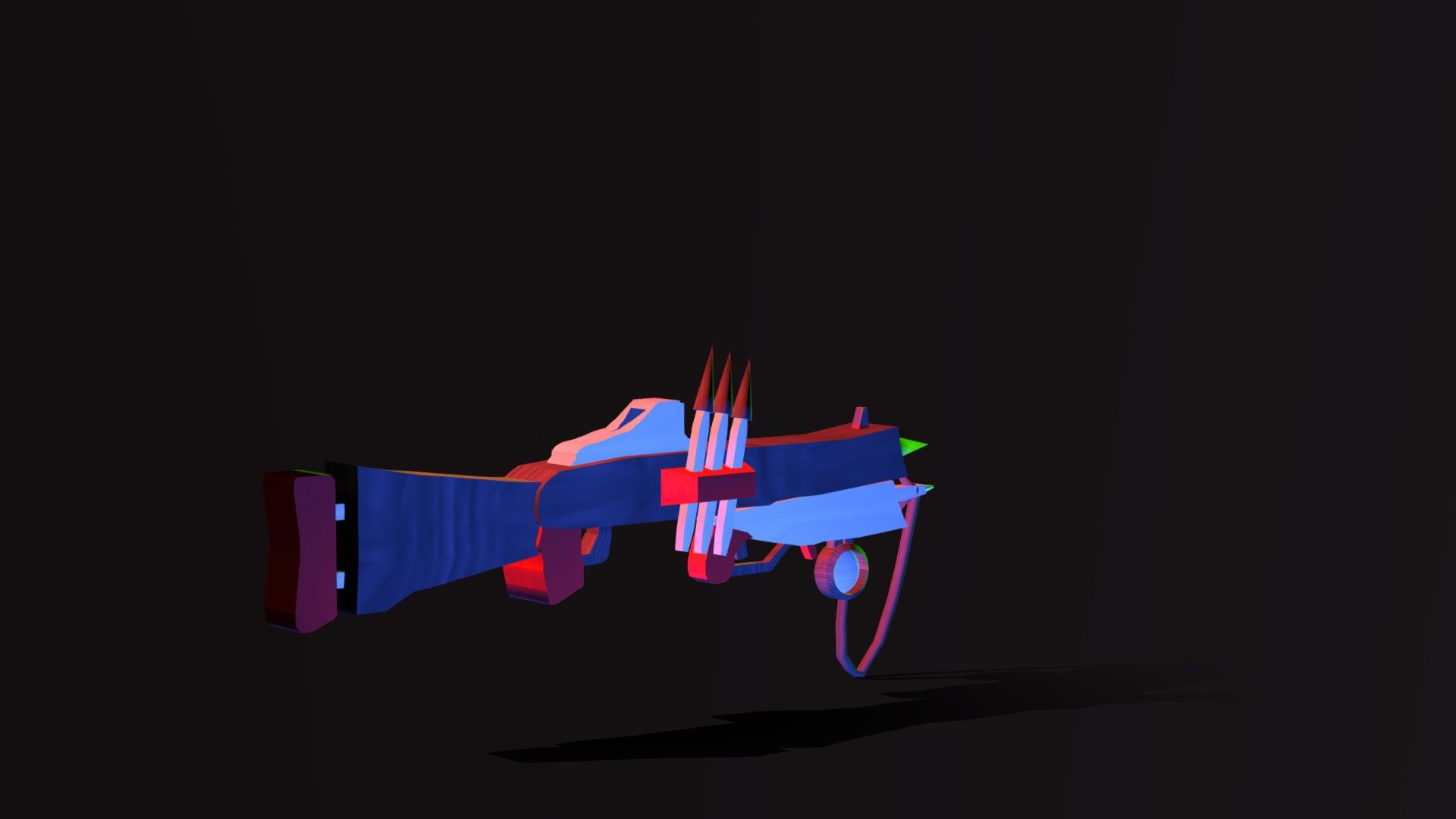 Very Low-Poly Harpoon Gun - 3D model by NewtEmporer [c2771ba] - Sketchfab