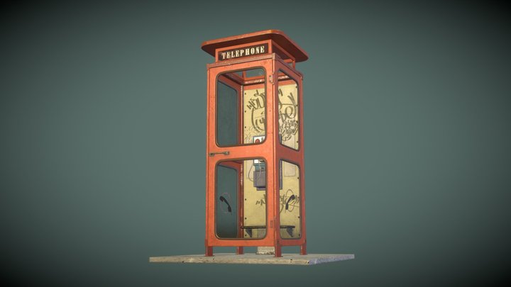 Phonebooth 3D models - Sketchfab