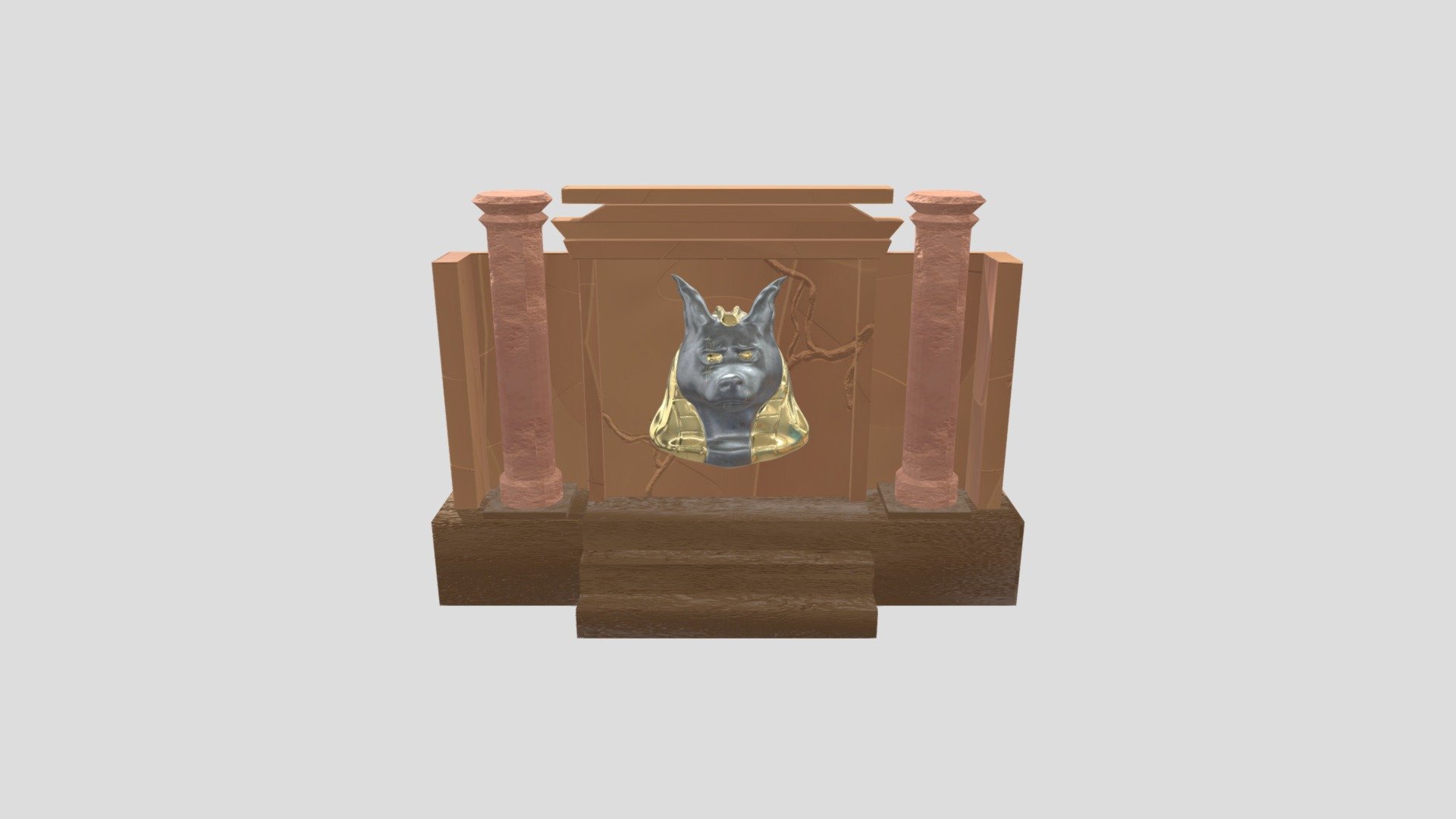 Egypt portal - Anubis gate - 3D model by yanavos70 [c278573] - Sketchfab