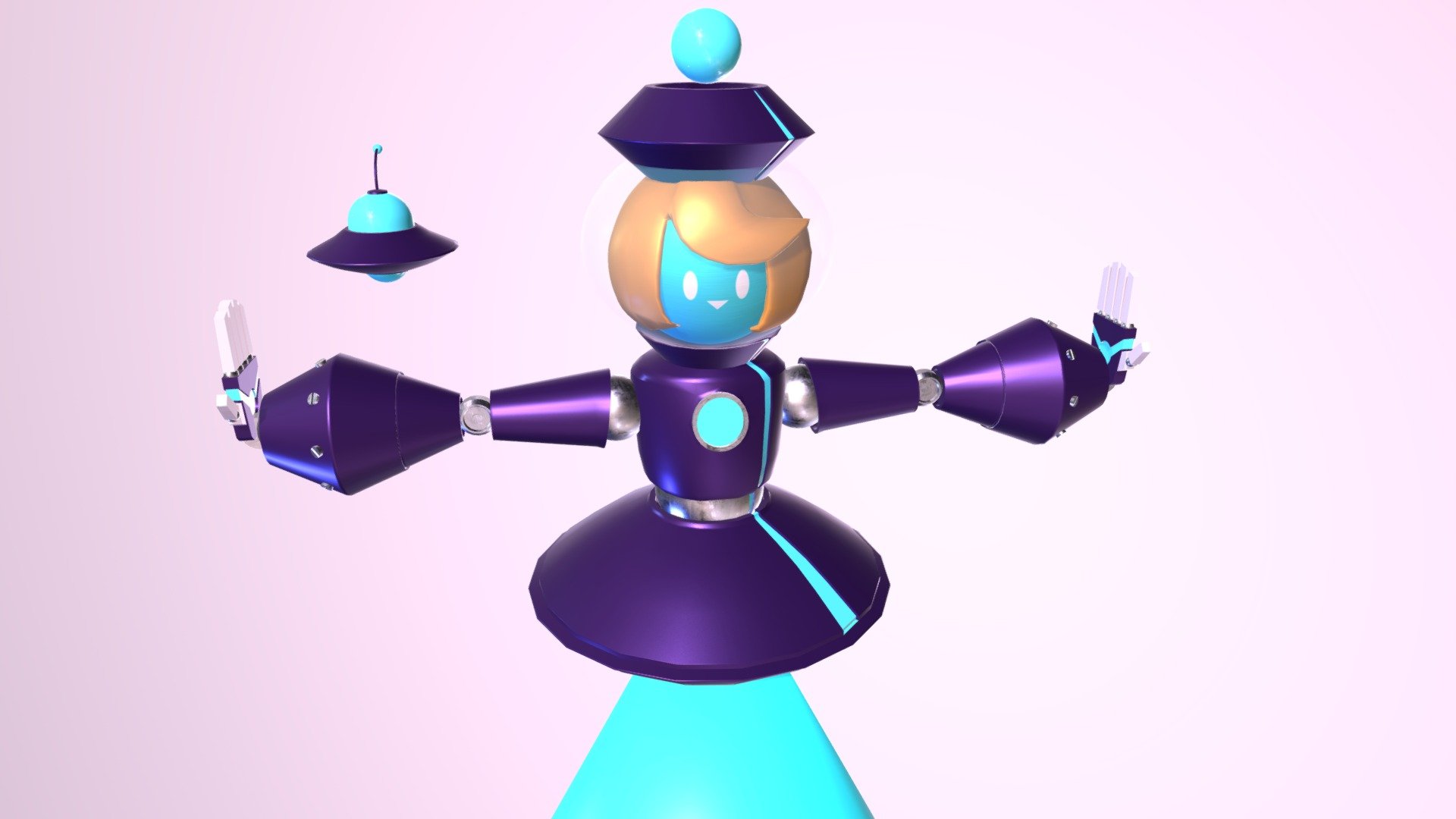 Robot Character - 3D model by savannahrickert [c27be65] - Sketchfab