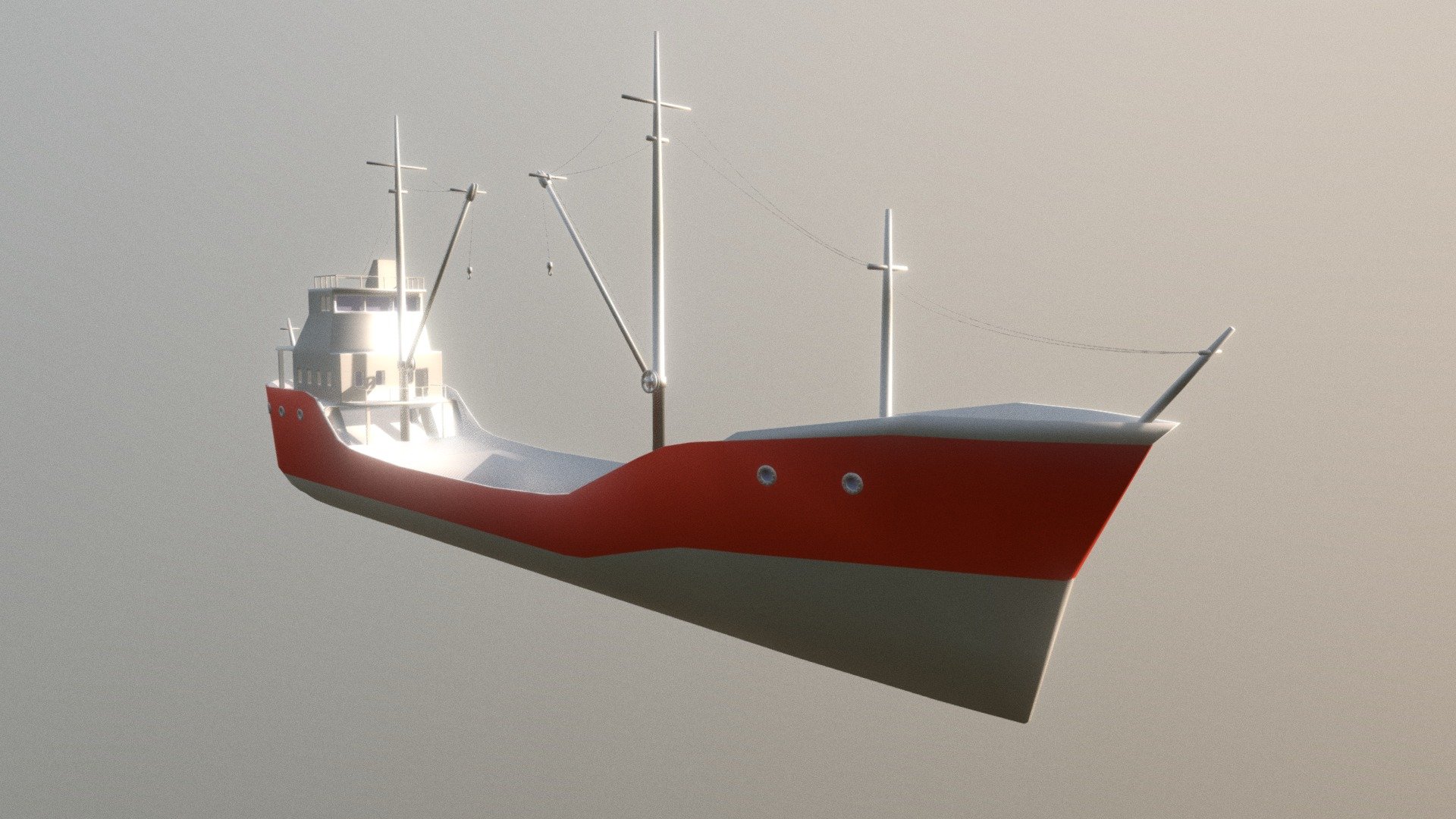 fishing ship - Download Free 3D model by ribot02 [c27c33b] - Sketchfab