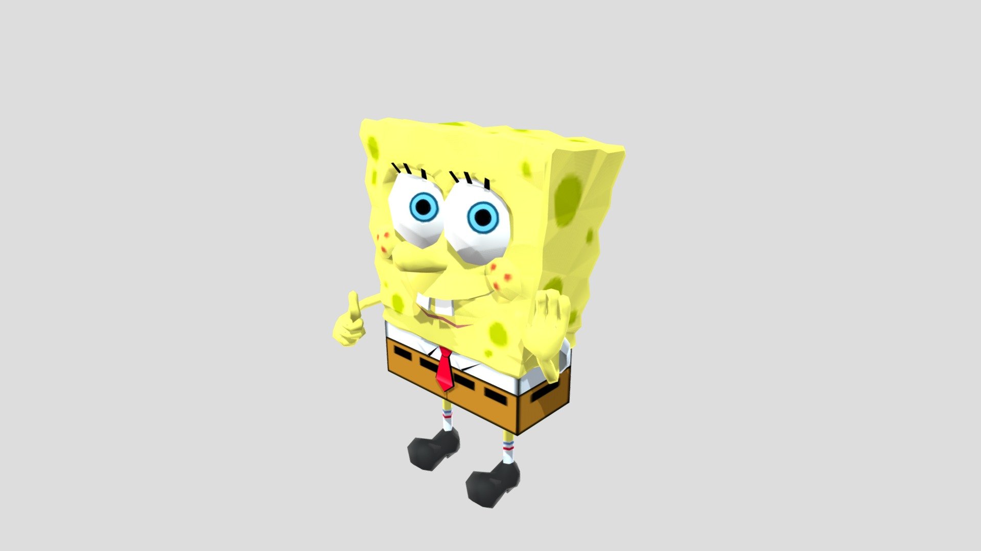 Spongebob - Download Free 3D model by HarrisonHag1 [c27d56c] - Sketchfab