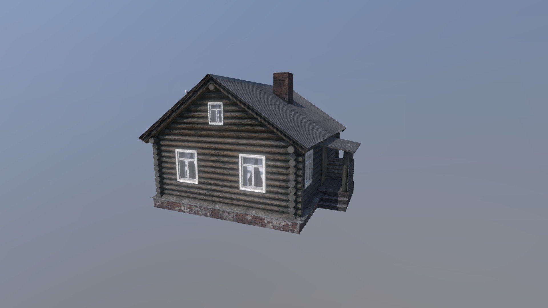 Wood House Low poly - 3D model by djfantomas [c27dad5] - Sketchfab