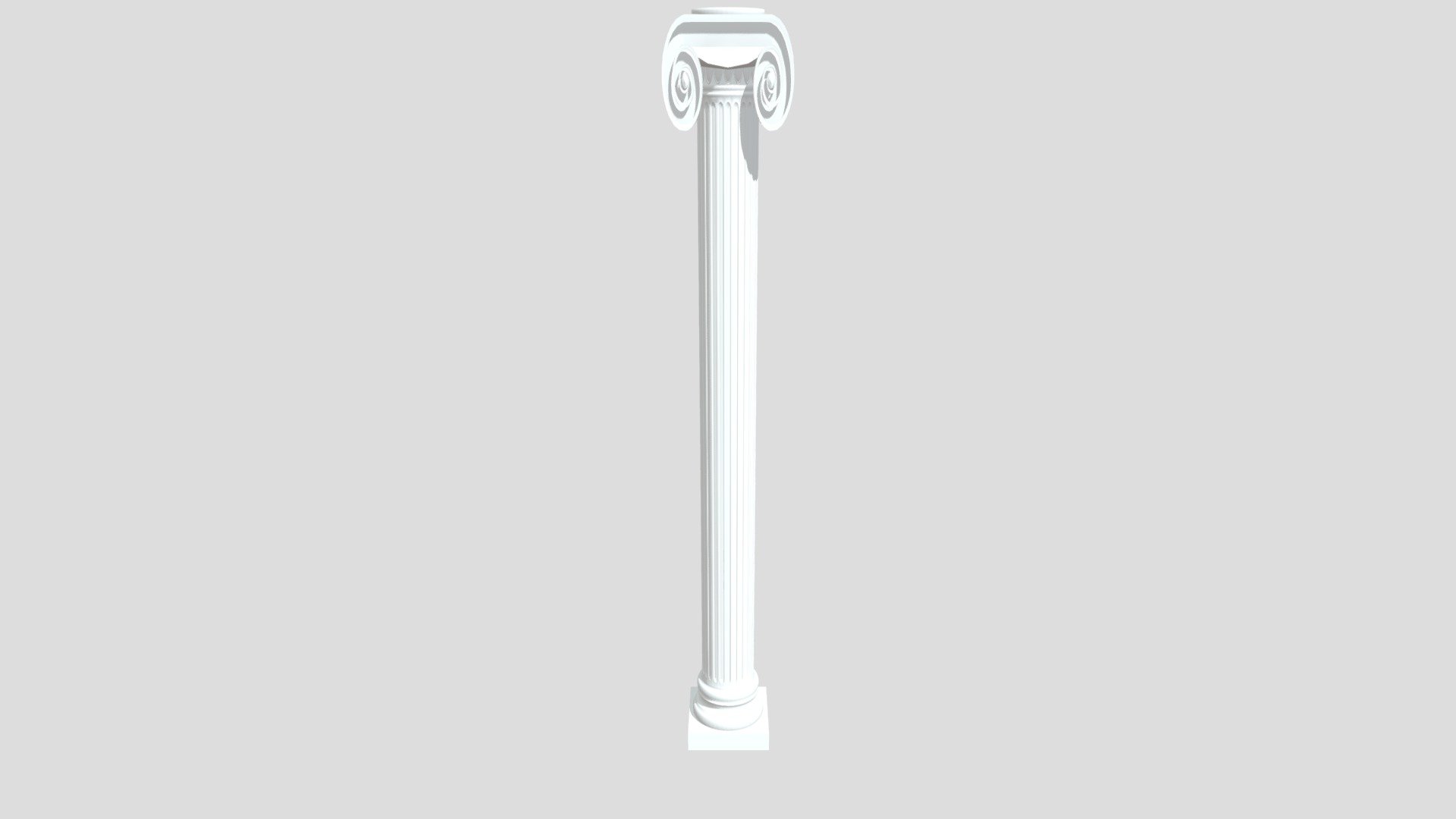 Colonna Ionica - 3D model by G8. [c27de44] - Sketchfab