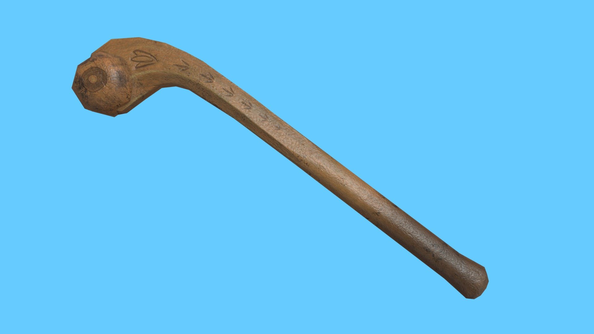 War Club - 3D model by Grand Rapids Public Museum (@grpm) [c27e54b ...