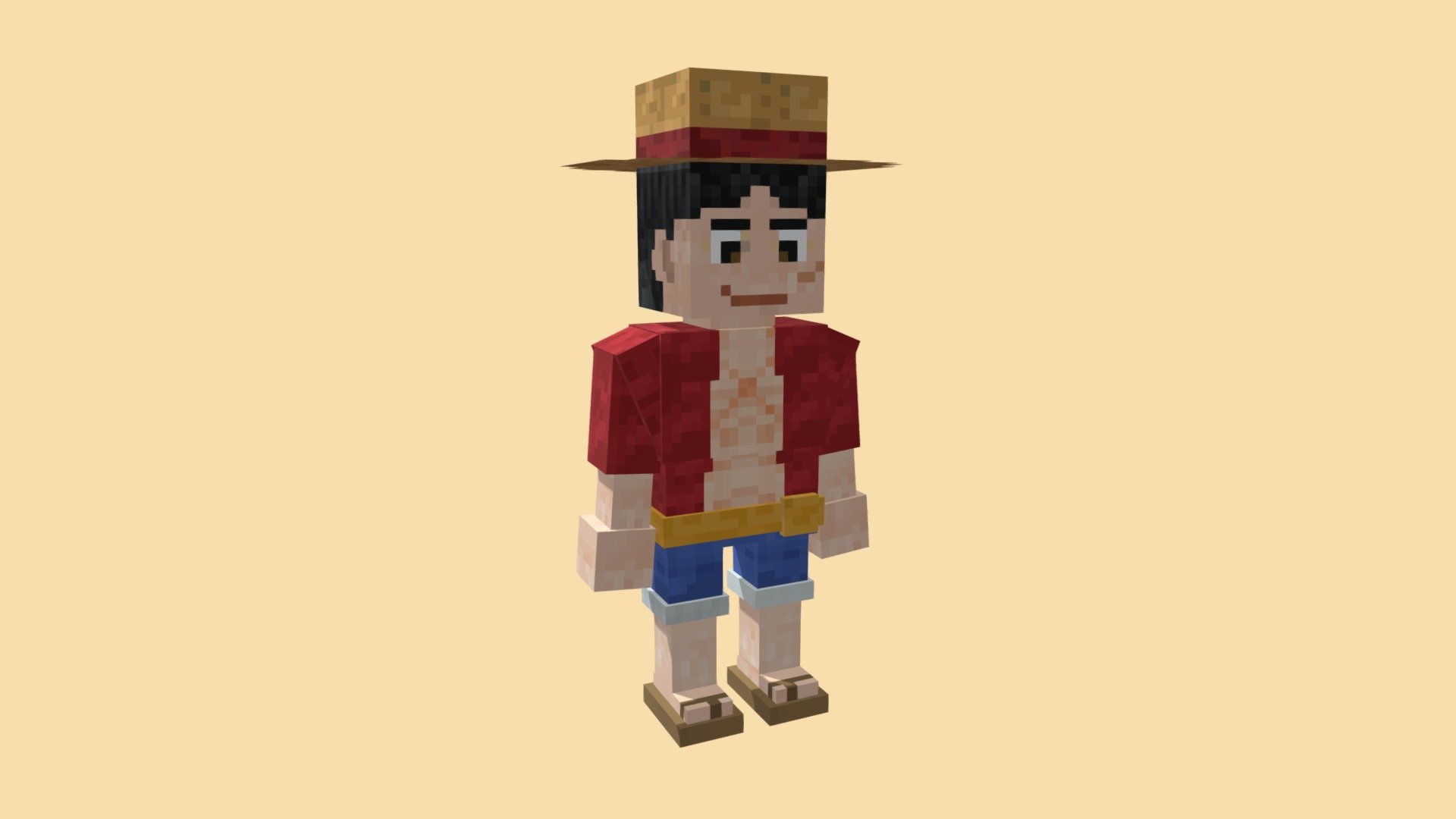 Luffy - 3D model by Neptuna RP (@neptuna_rp) [c2800af] - Sketchfab