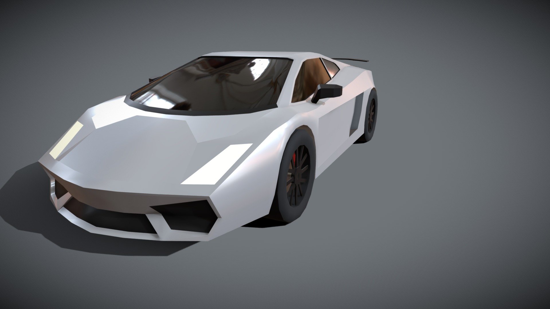 [Low Poly] Sport Car Lamborghini Gallardo - 3D model by CGOstrov (@ooostrovskiy1) [c2821bb ...