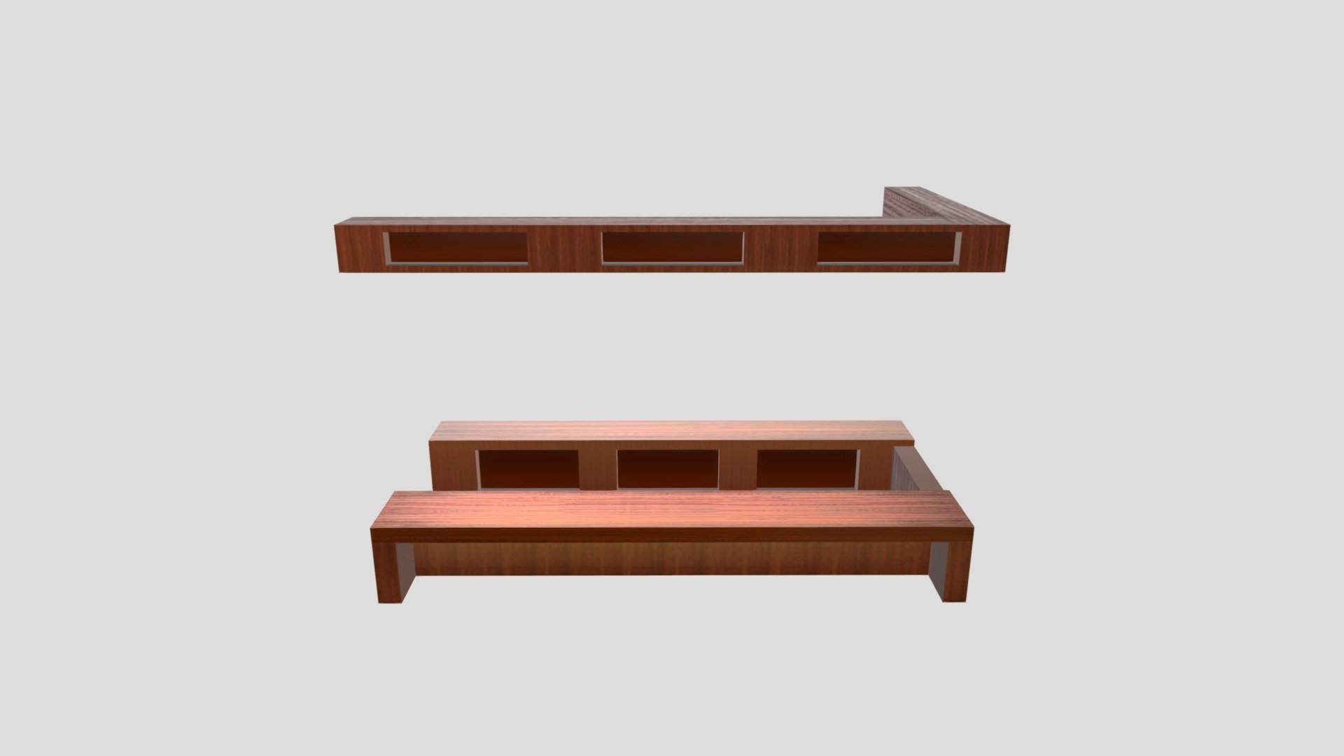 Bar Counter - Download Free 3D model by 5498574 [c2824ac] - Sketchfab