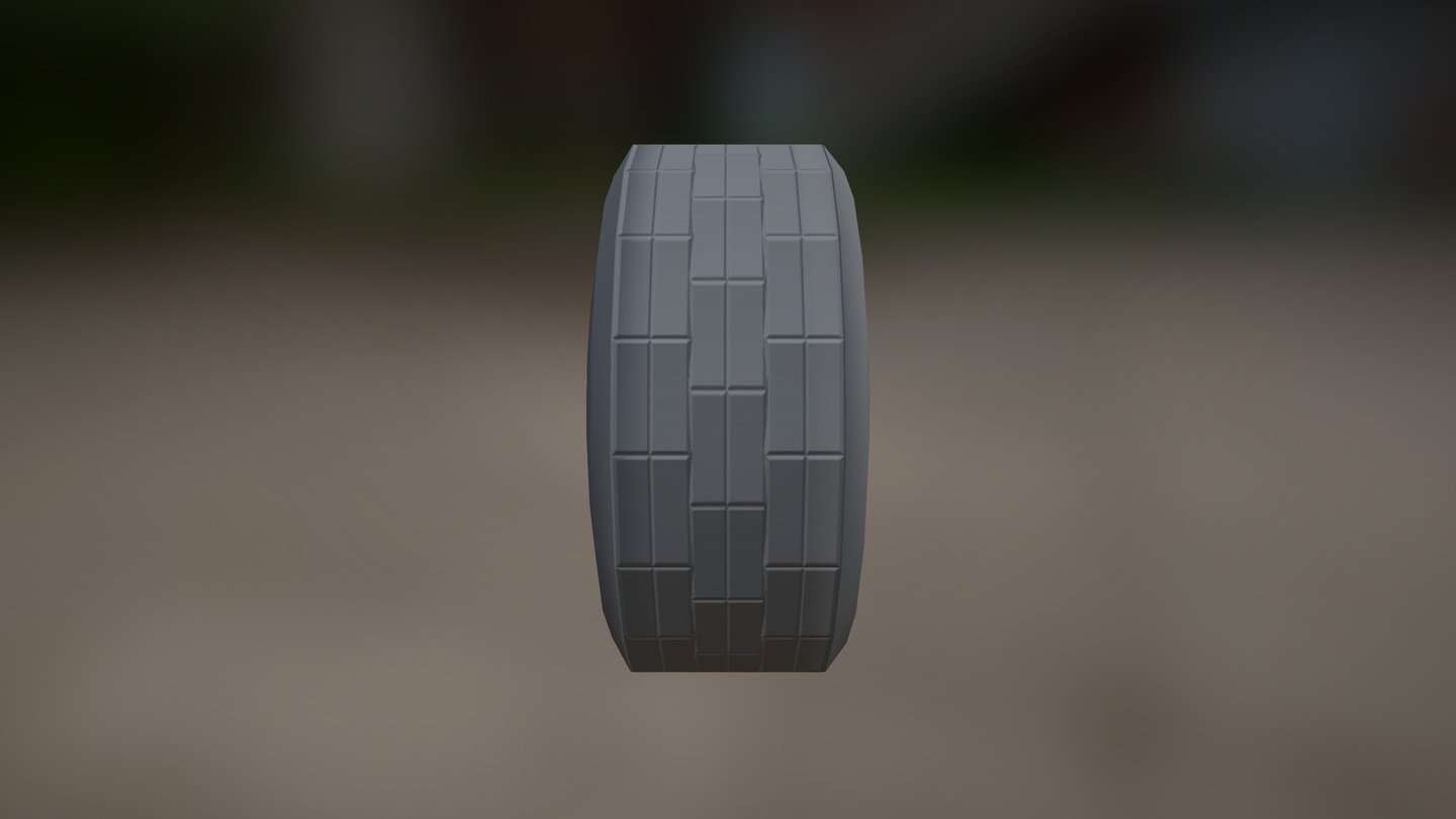 Low Poly Wheel Normals Test - Download Free 3D model by chrisgjersing ...