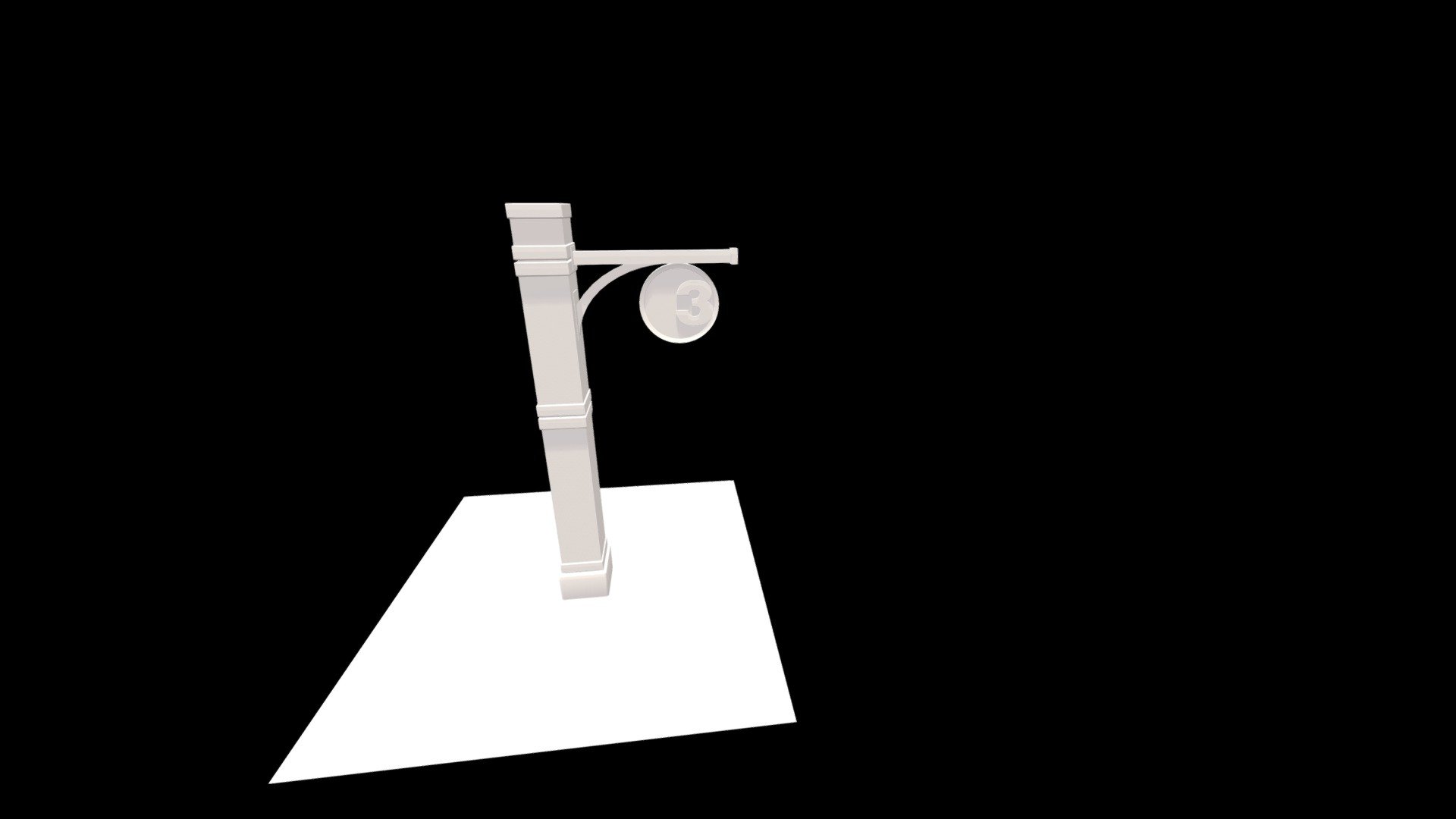 Sign Model - 3D model by Krouelau (@krouleau) [c282a2e] - Sketchfab