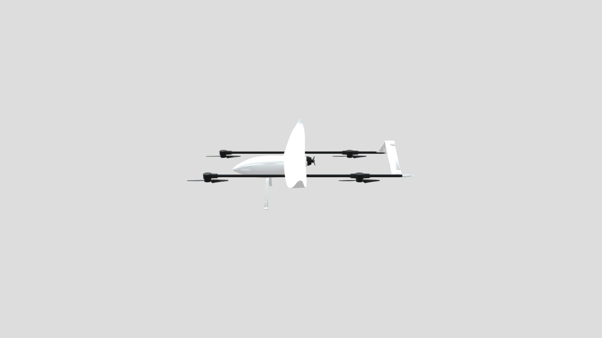 unmanned aerial vehicle (uav) - 3D model by bay_ali (@aliko042 ...
