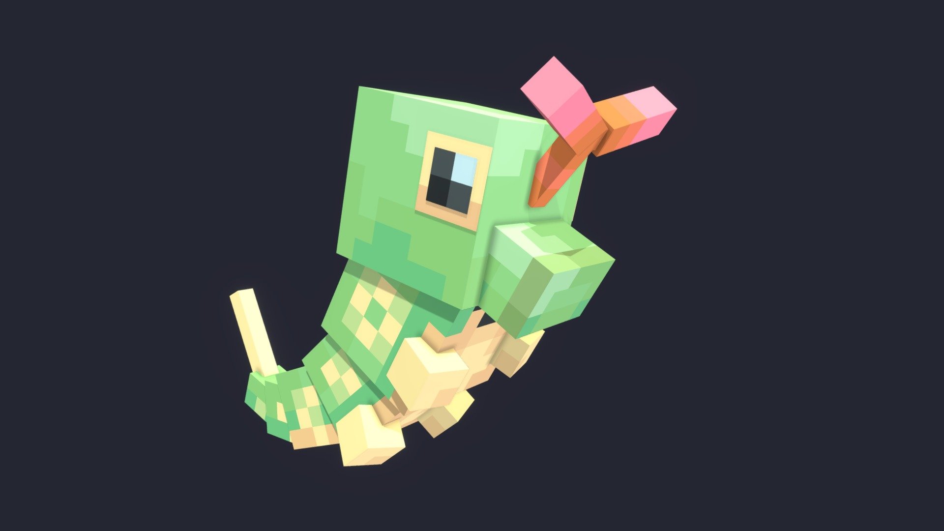 Caterpie (commission) - 3D model by MSmaug [c284ce1] - Sketchfab