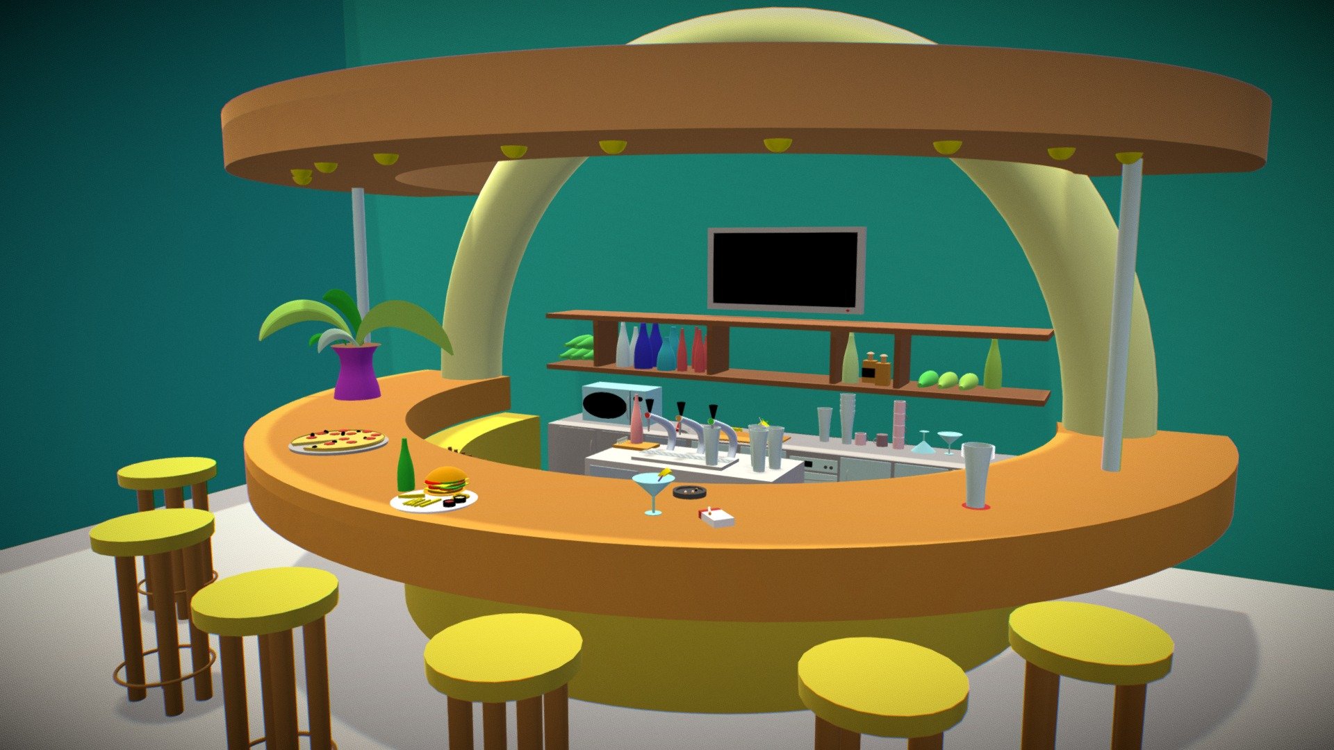 Bar Modeling base - Download Free 3D model by Egor Gutin (@egorgutin ...