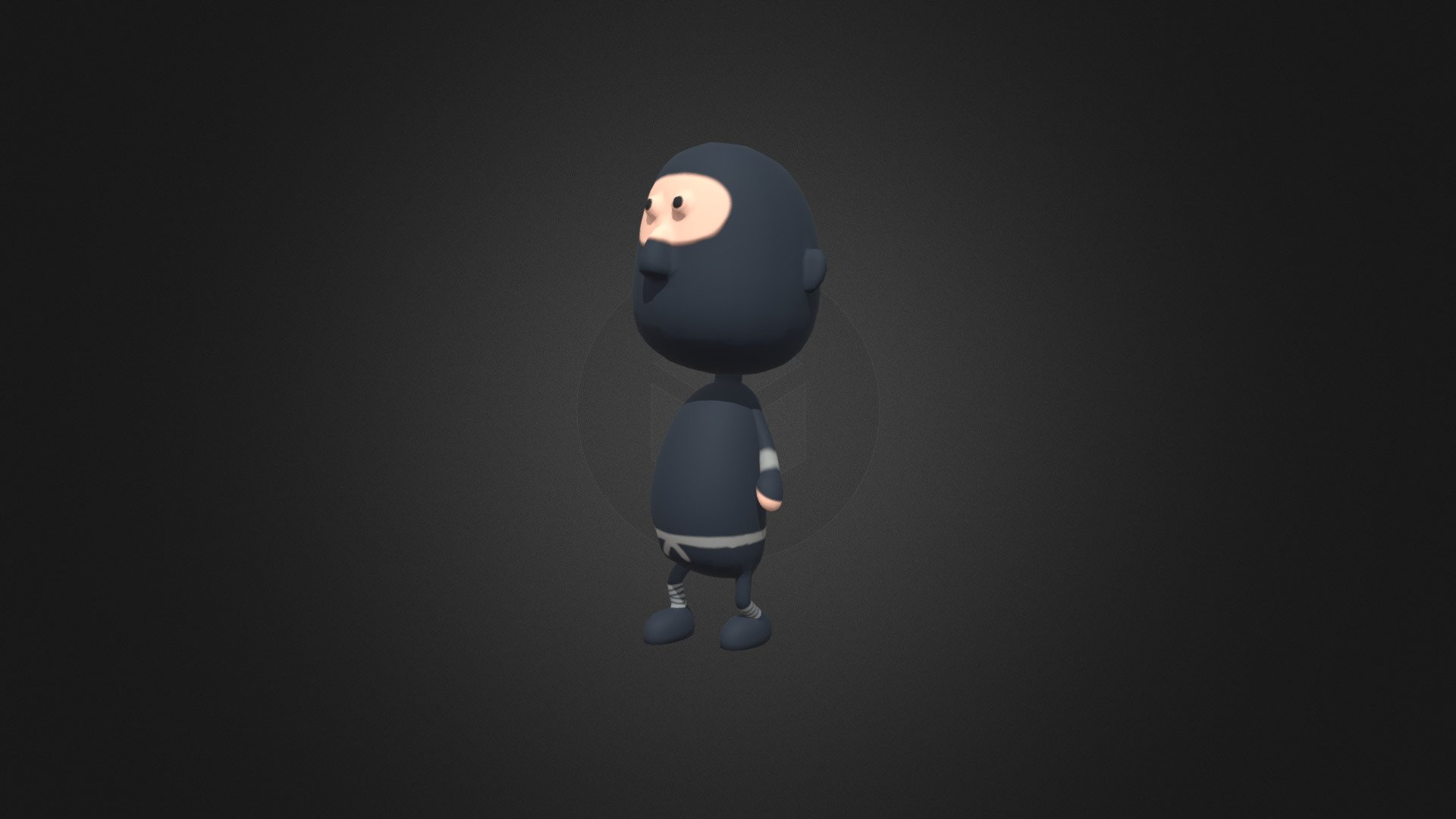 Bean Series：Ninja Bean(Game Ready) - Buy Royalty Free 3D model by ...