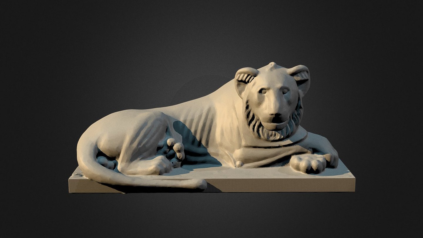 Lion - 3D model by HERES [c285e72] - Sketchfab