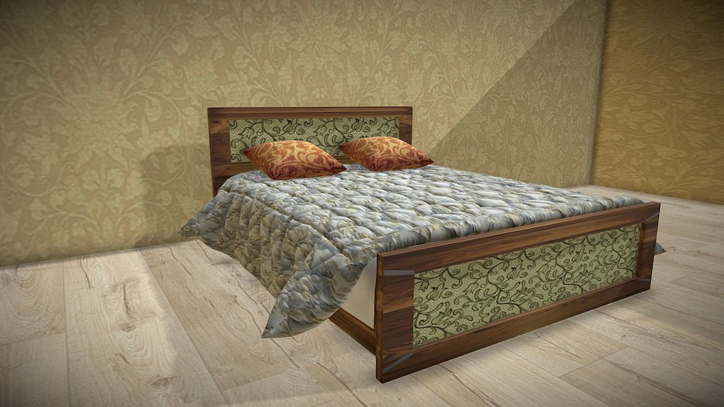 Bed - 3D model by Nadirchik93 [c2864a5] - Sketchfab