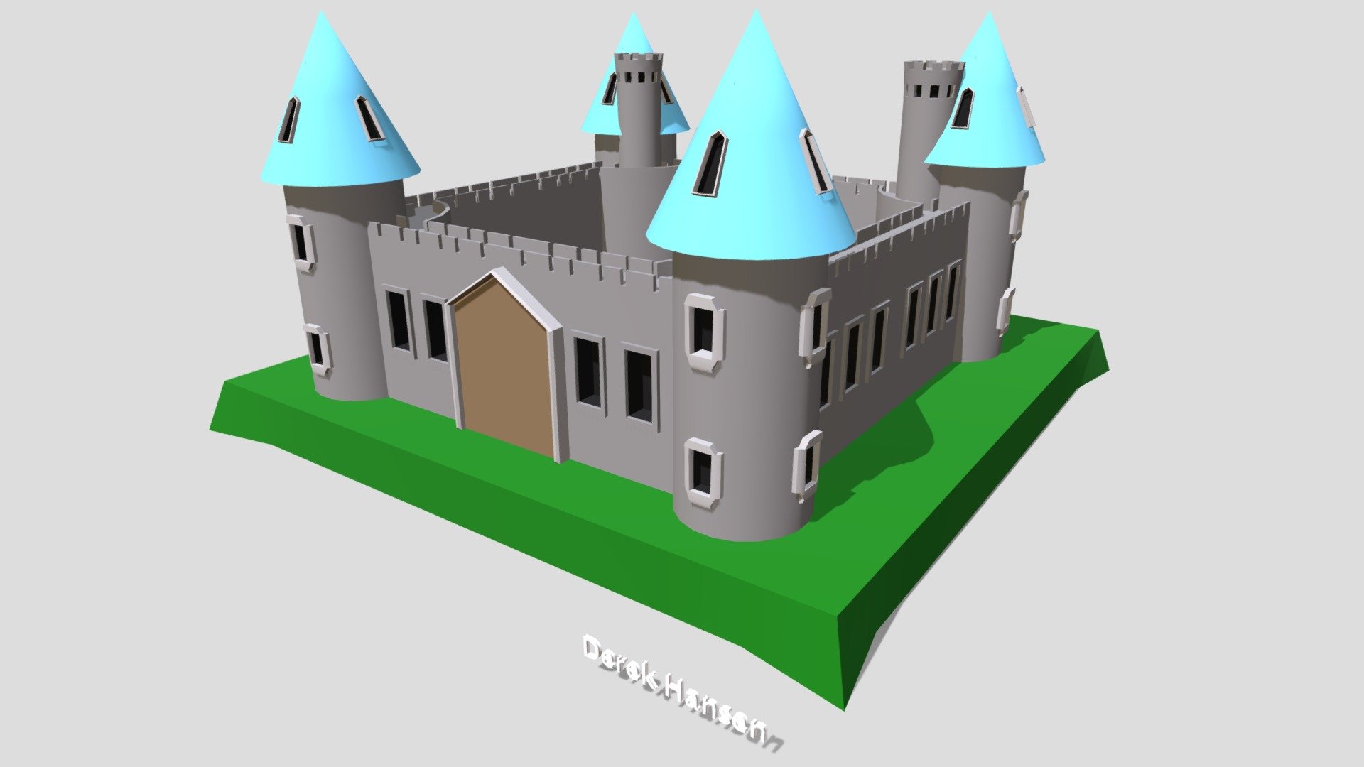 Castle - Download Free 3D model by hanse141 [c2871af] - Sketchfab