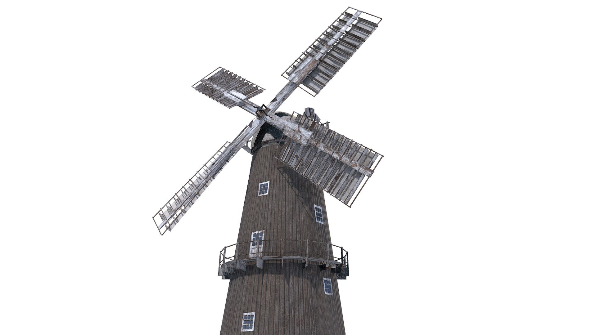 Old English Windmill - Buy Royalty Free 3D model by Studio Lab ...