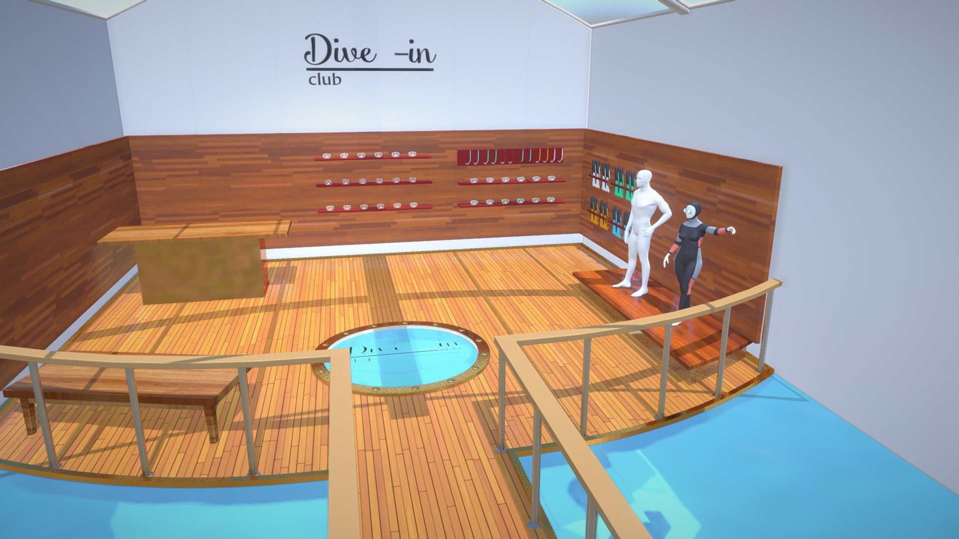 Dive shop - 3D model by Maxence Lottin (@maxence_lottin) [c28863d ...