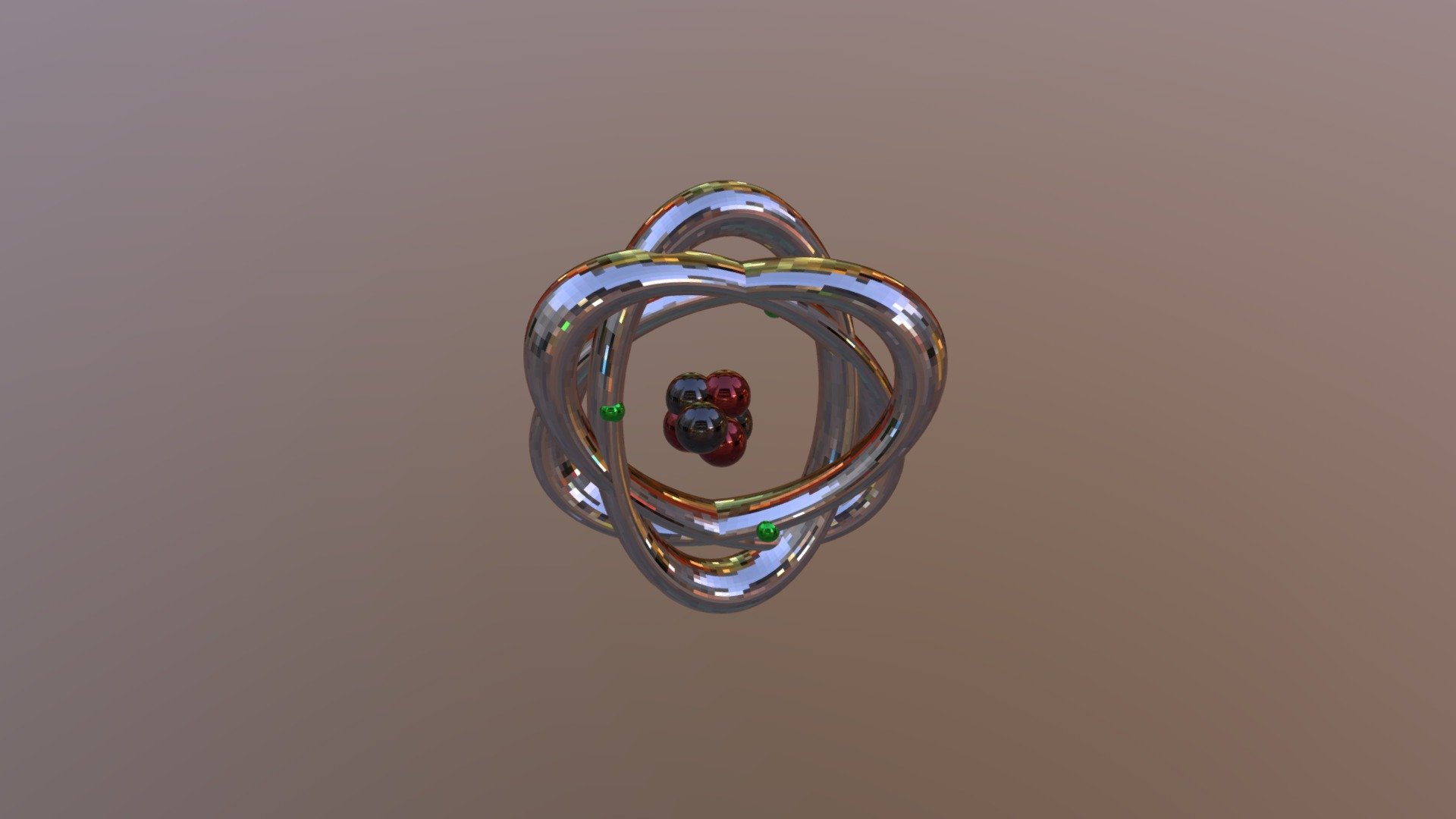 Rutherford Atom - Download Free 3D model by anabelengarcia [c28c738 ...