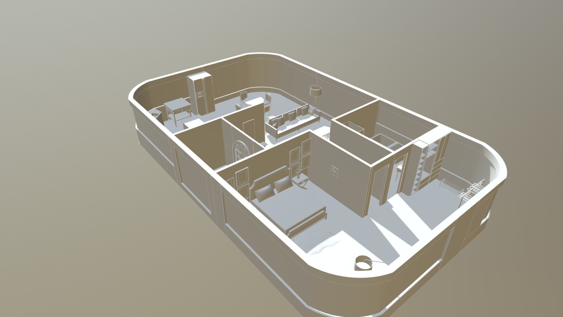 Condo - 3D model by leahmorassut [c28ee35] - Sketchfab