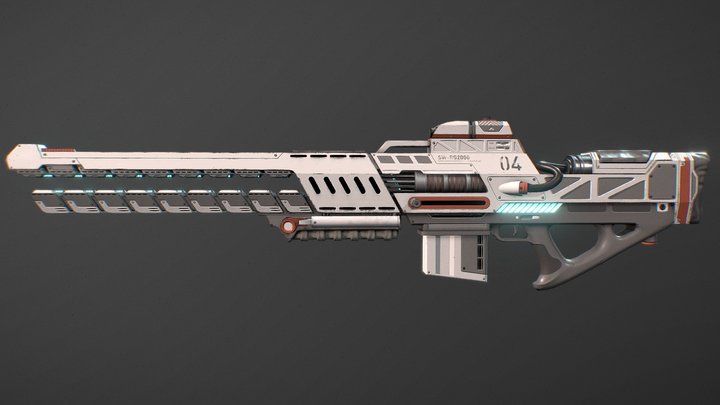 Railgun 3D models - Sketchfab
