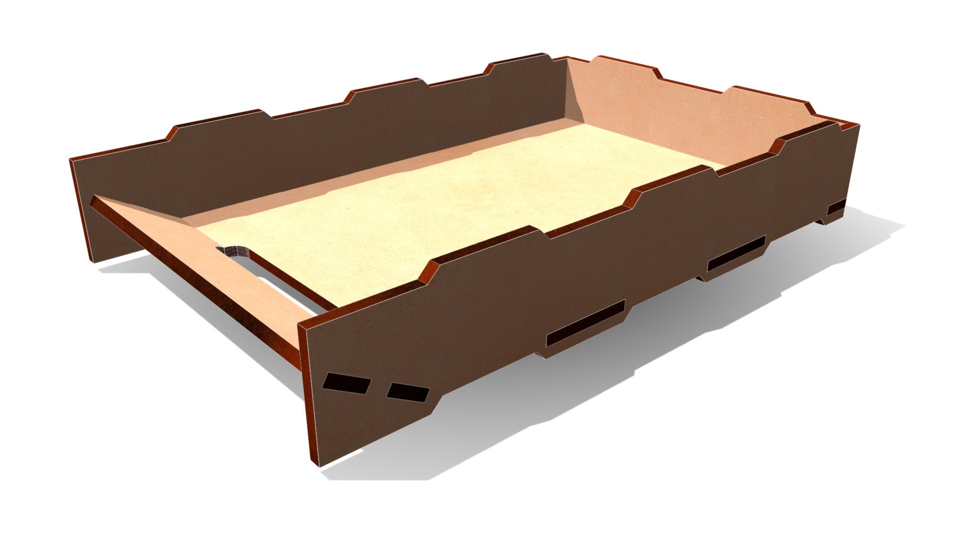 MDF Box 228x062x356 A - 3D model by RadHomez [c28eff7] - Sketchfab