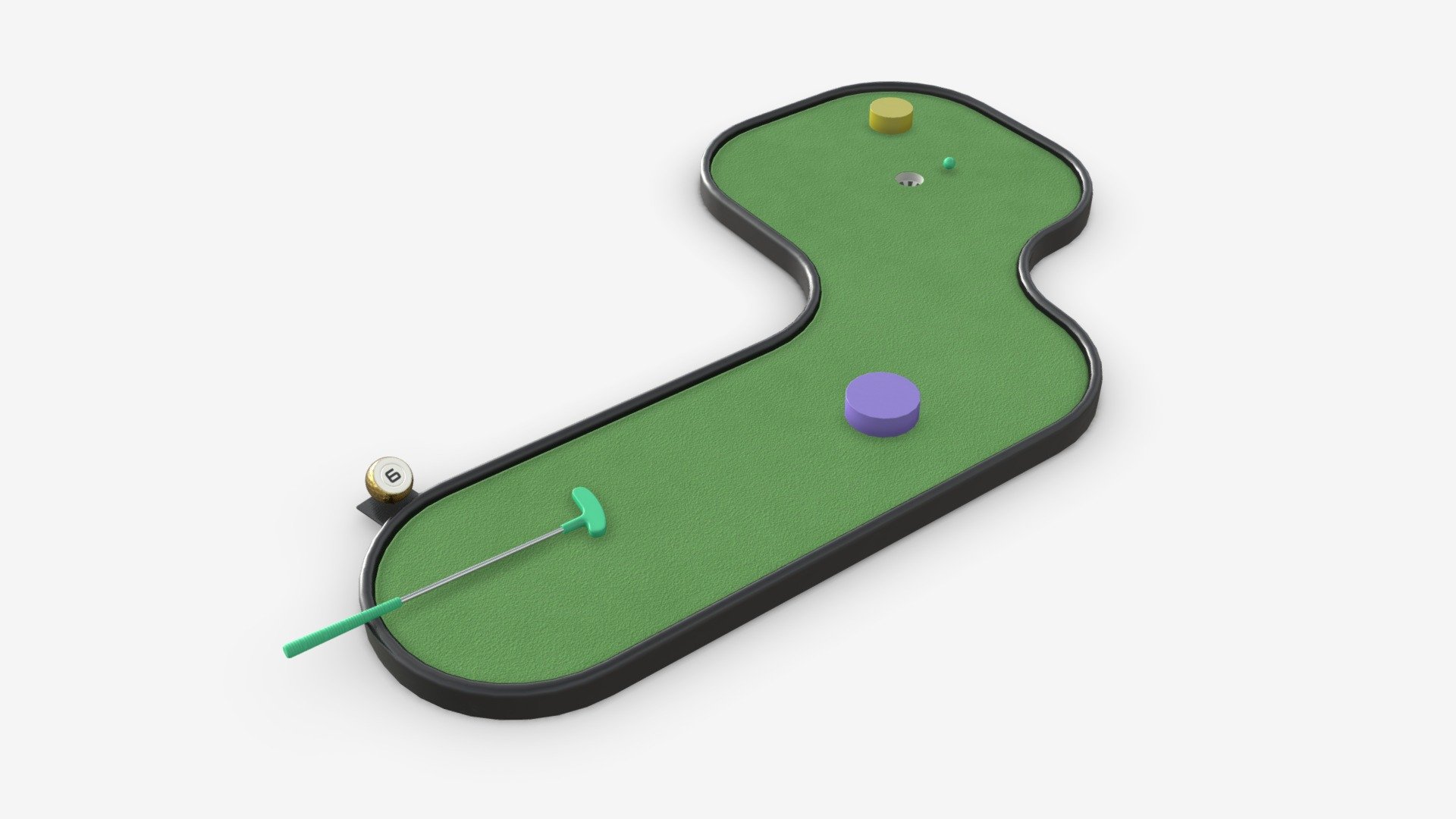 Miniature Golf Course 06 - Buy Royalty Free 3D model by HQ3DMOD ...