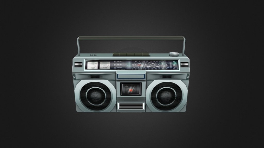 Boom Box - 3D model by Roshan Gunner P (@roshan.g.poojari) [c290094 ...