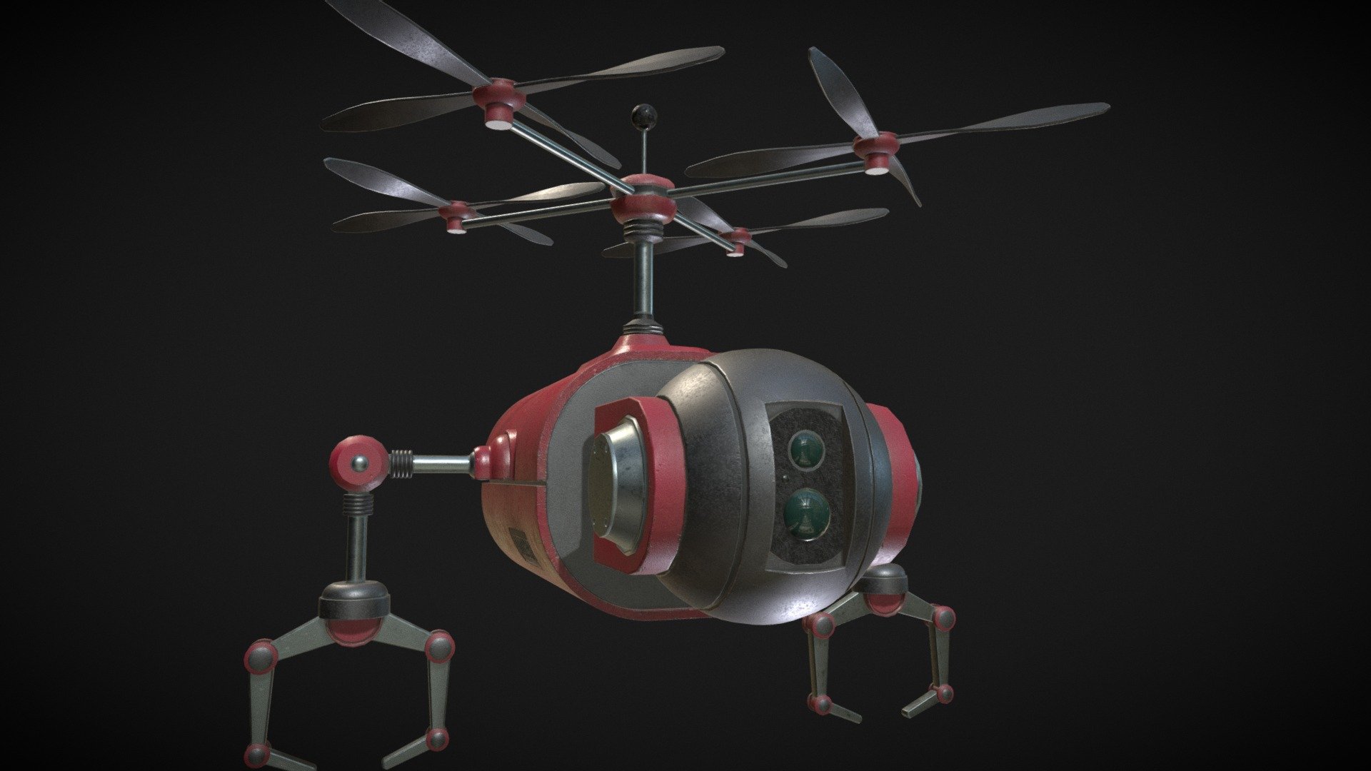 Robot Drone - Buy Royalty Free 3D model by ronindelmoral [c2902d3 ...
