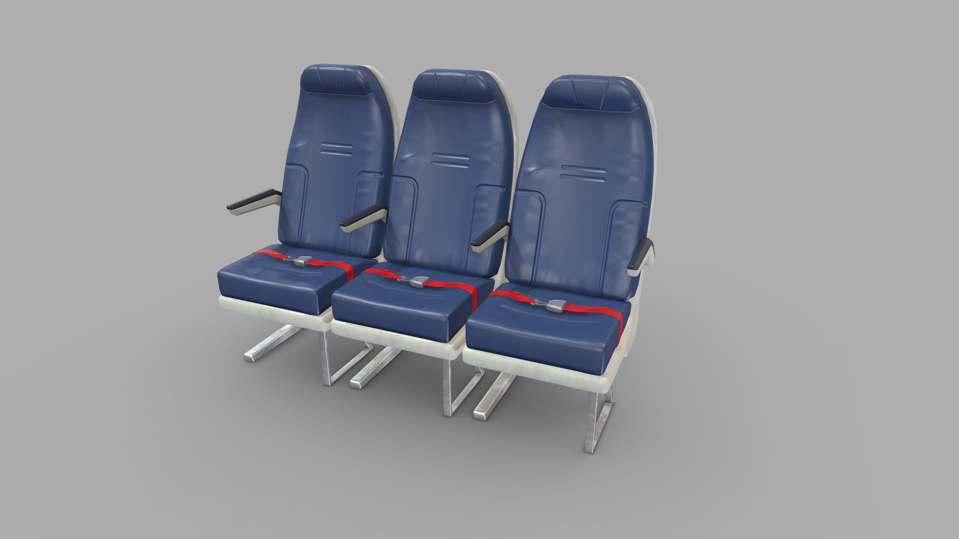 Airplane seats - Buy Royalty Free 3D model by Sousinho [c29122d ...