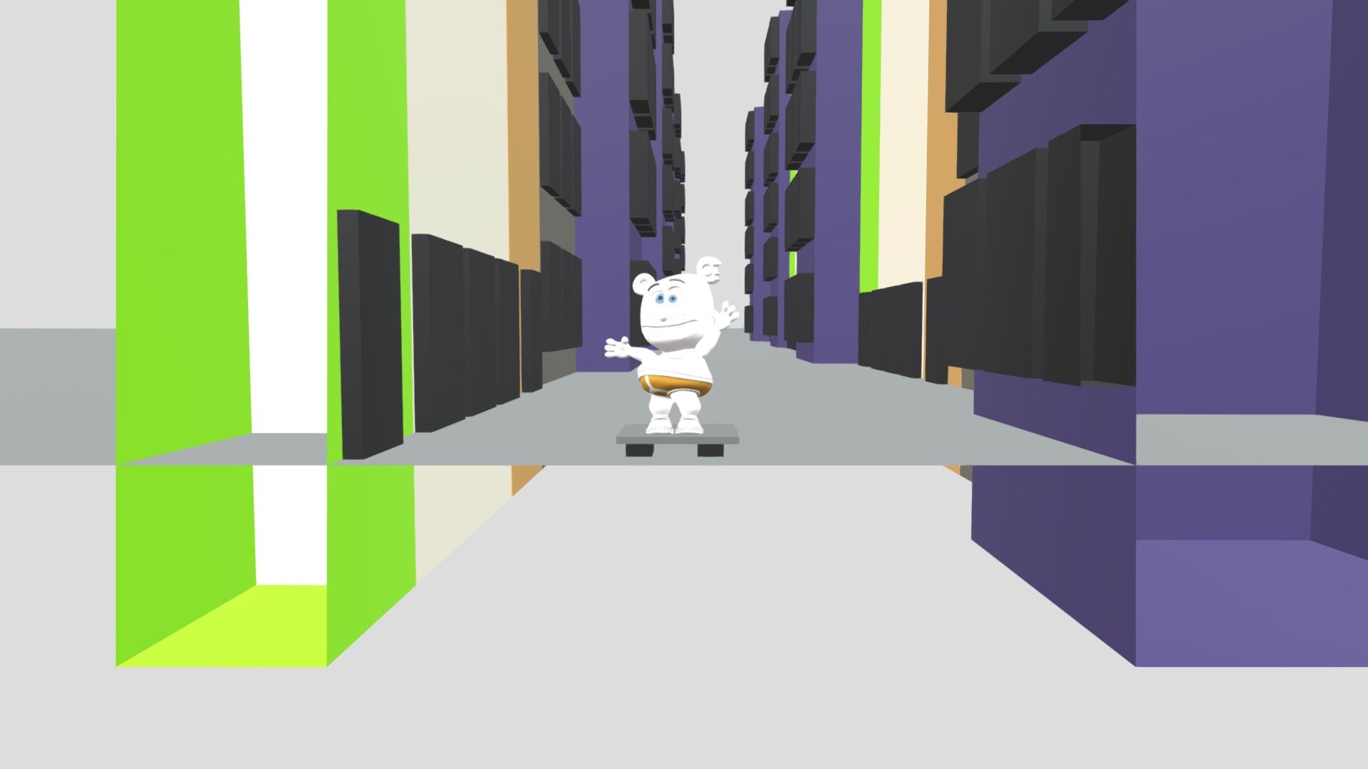 Skateboard City Scene - Download Free 3D model by Gummibar Chikn Nuggit ...