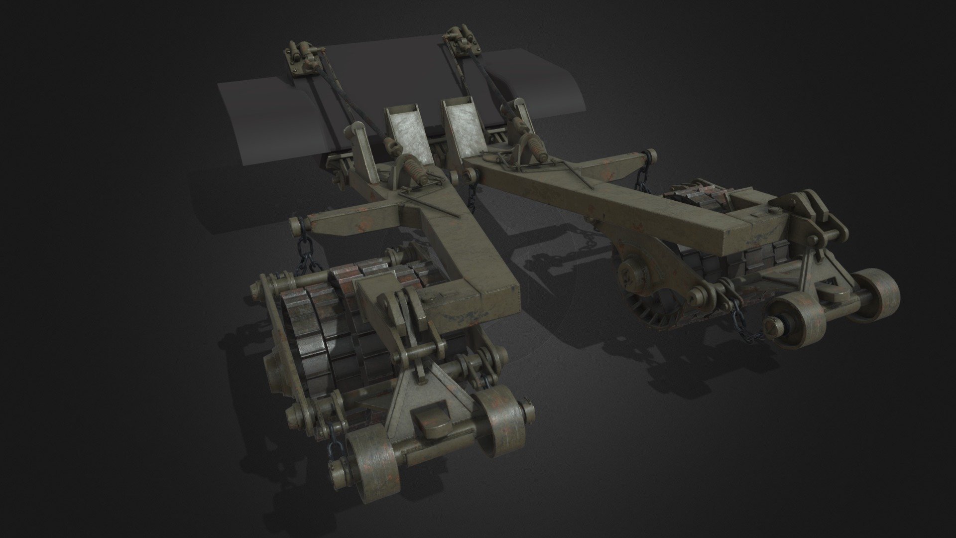 KMT-7 Mine Roller (Early Type) - Buy Royalty Free 3D model by H1min ...