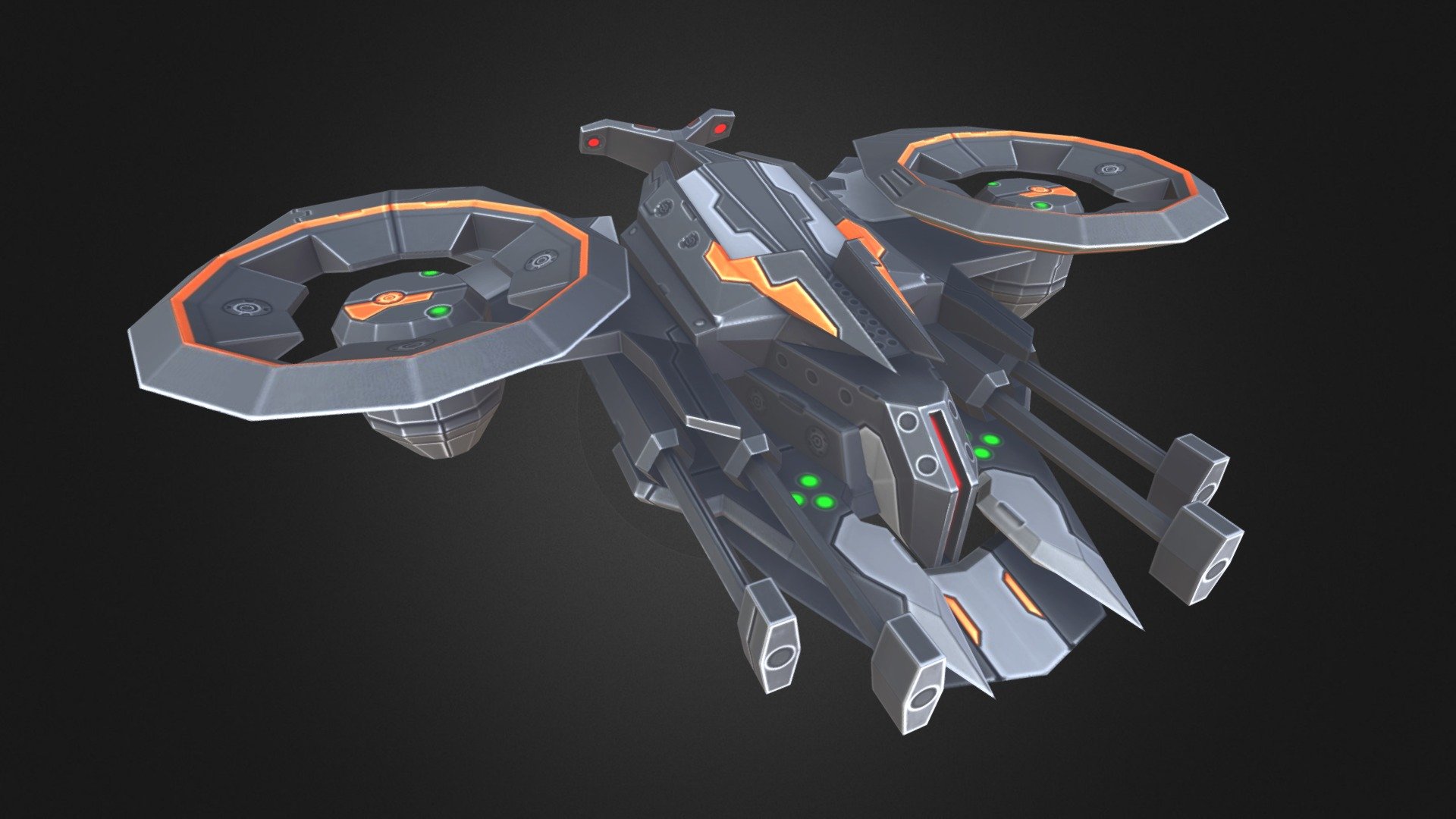Dropship - 3D model by mihaipana [c291948] - Sketchfab