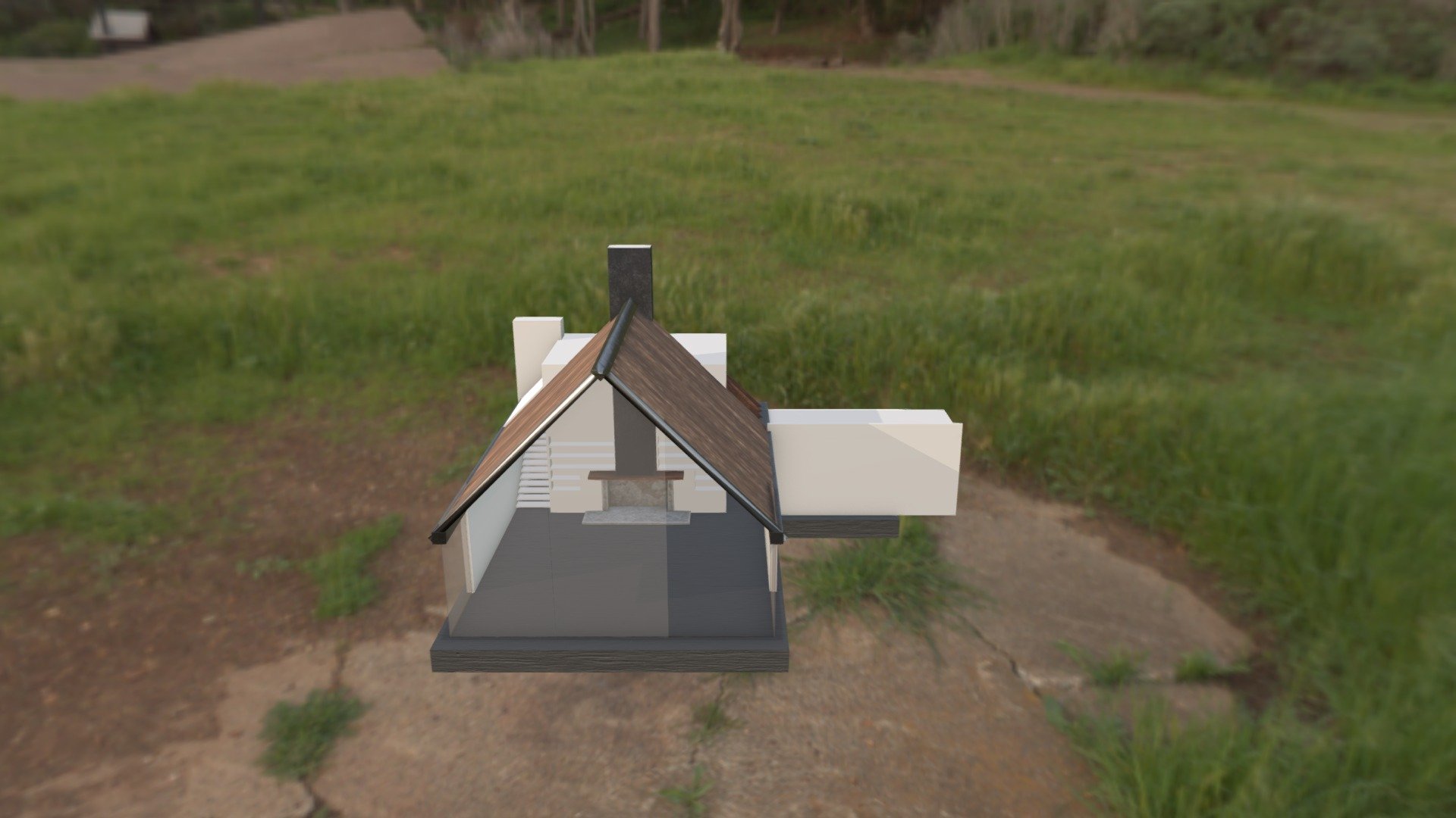 De-Room w/o Gate - 3D model by tvallery [c292057] - Sketchfab