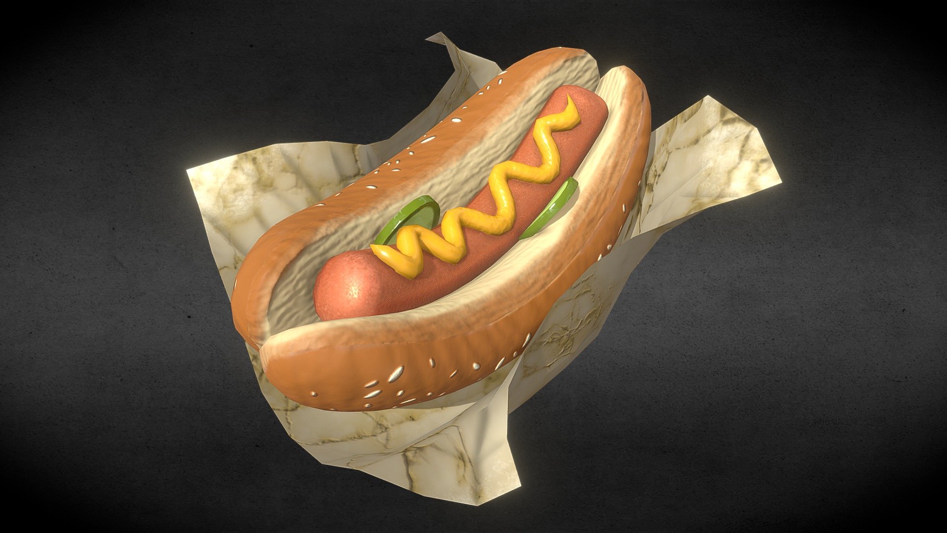 hot dog - 3D model by Jaku (@Ja-ku) [c2927da] - Sketchfab