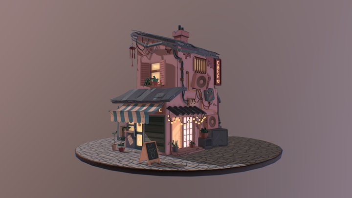 Cafeteria 3D models - Sketchfab