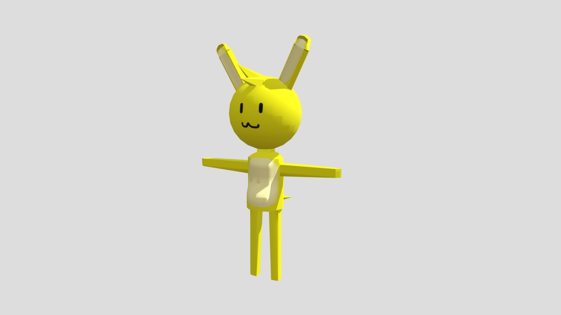 yellow bunny - Download Free 3D model by Lime Creation (@Lime90 ...