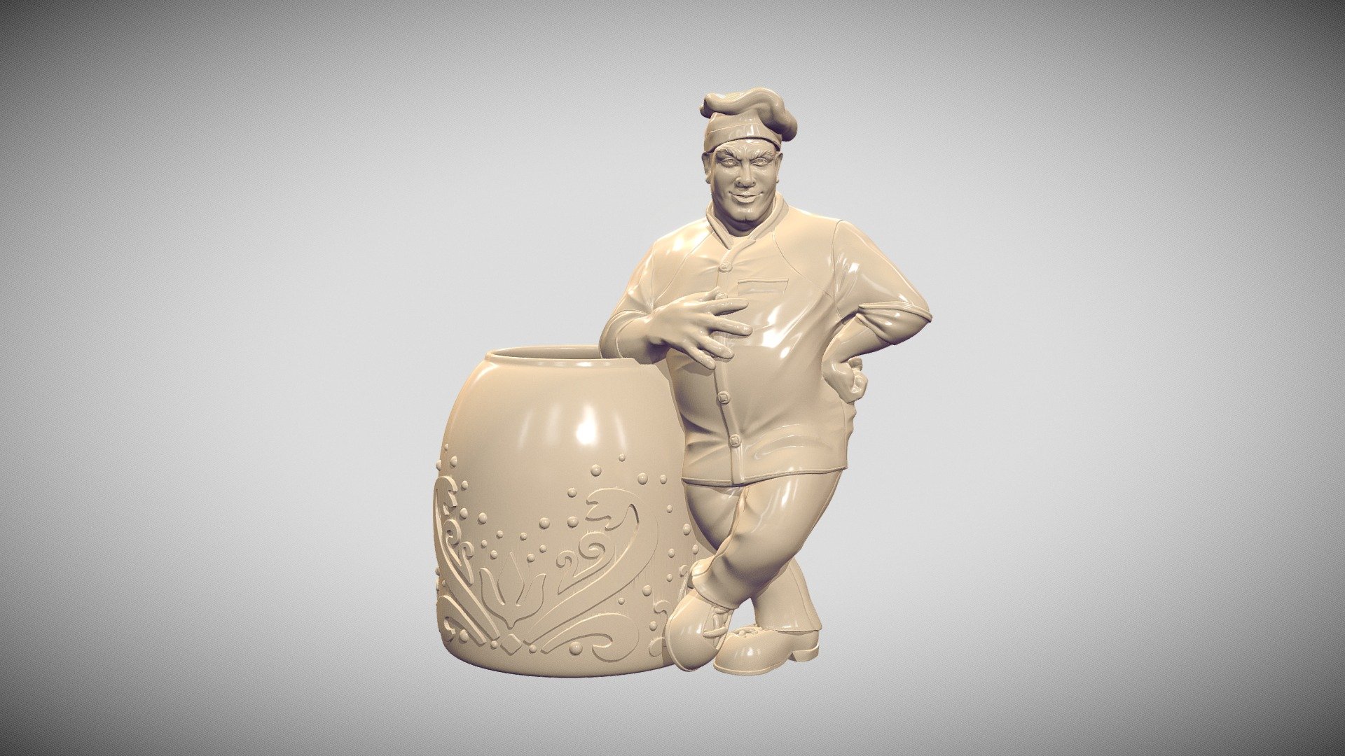 Baker with tandoor - Buy Royalty Free 3D model by spartankaKst [c2964ac ...