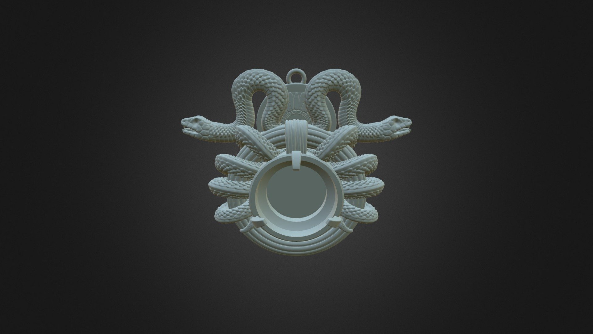Snake Pendant - 3D model by lomell [c296b1c] - Sketchfab