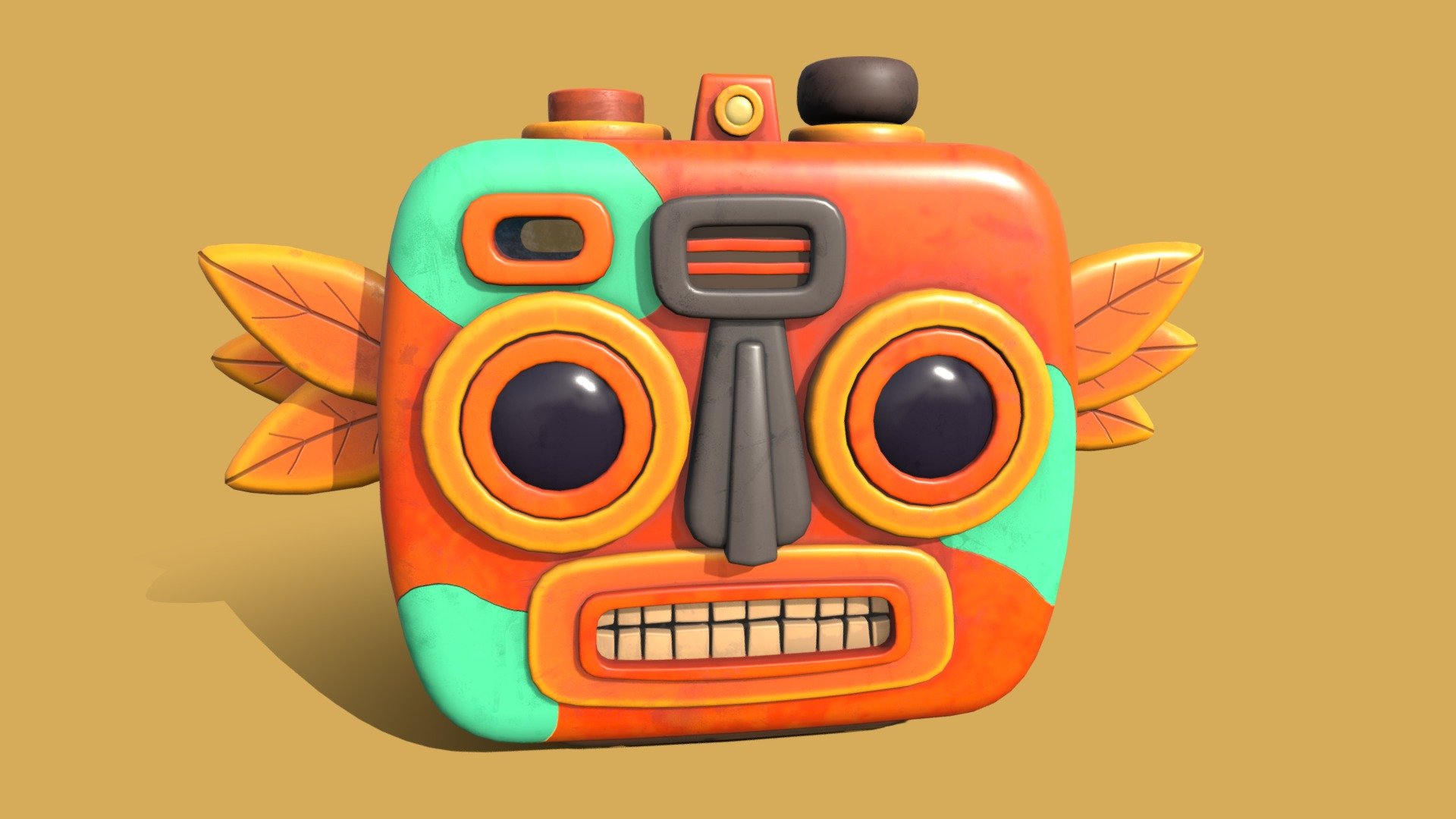Stylized Tiki Camera - 3D model by Art-Teeves [c297252] - Sketchfab