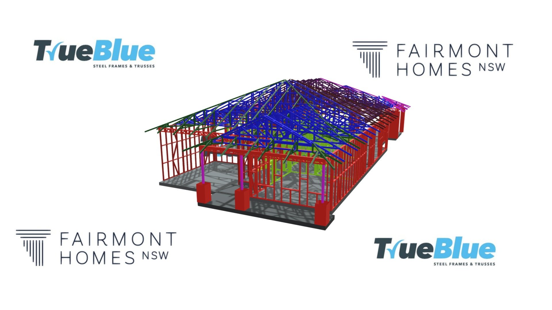 LOT 3 #66 Euroka St, West Wollongong - 3D model by TrueBlueSteelFrames ...