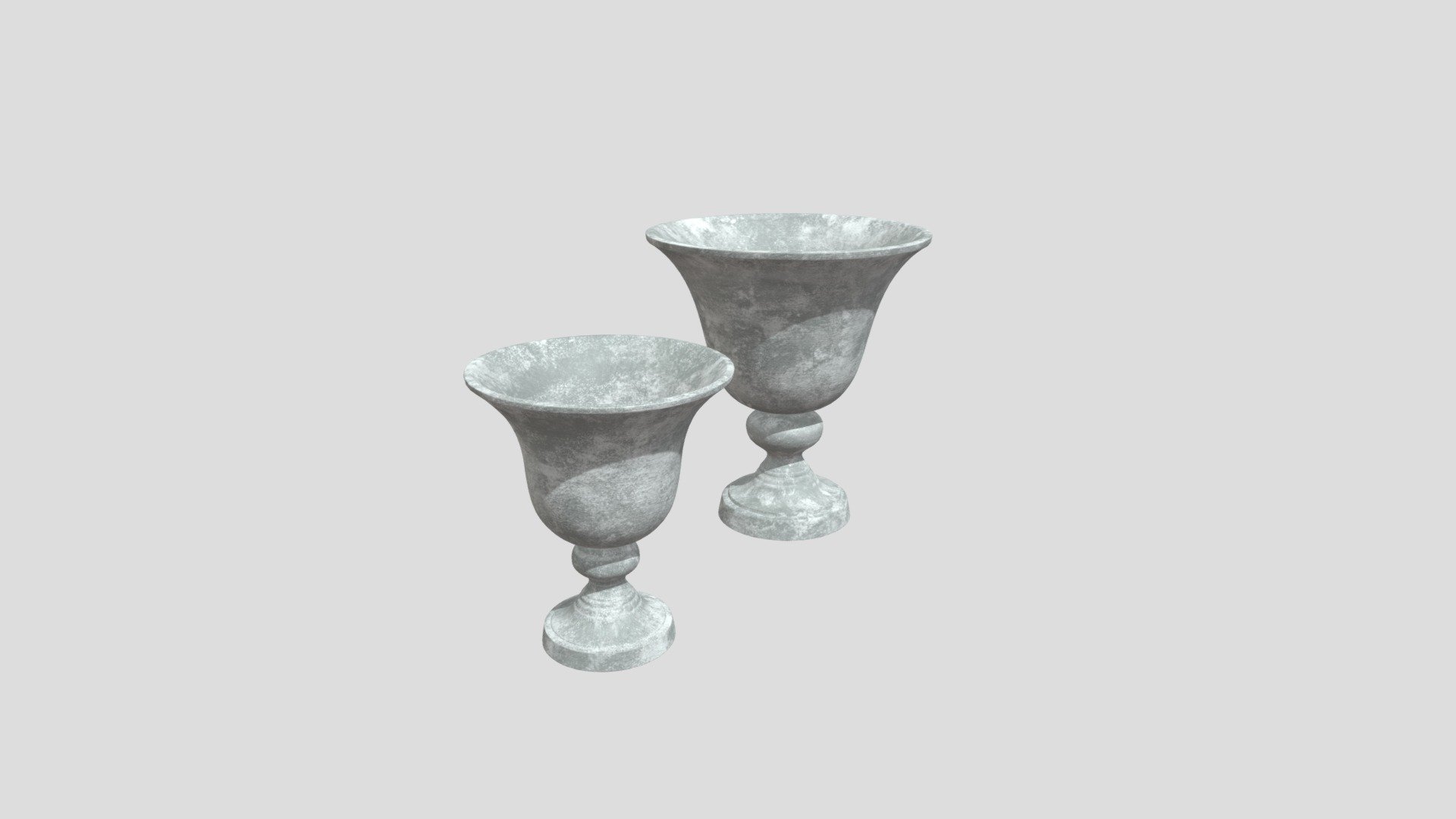 Zinc Pedestal Vase - Download Free 3D model by hoaisonsp [c298d7e ...