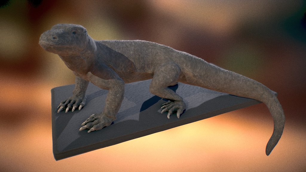 Komodo Dragon - 3D model by Ben Scott (@evan-erdos) [c299190] - Sketchfab