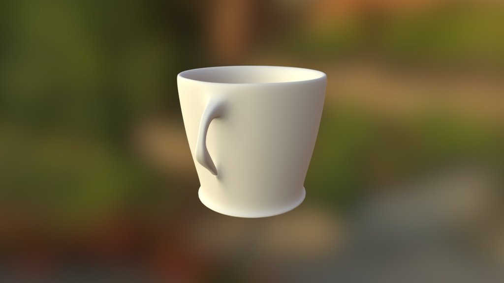 White cup - Download Free 3D model by Wowic [c29a2ea] - Sketchfab