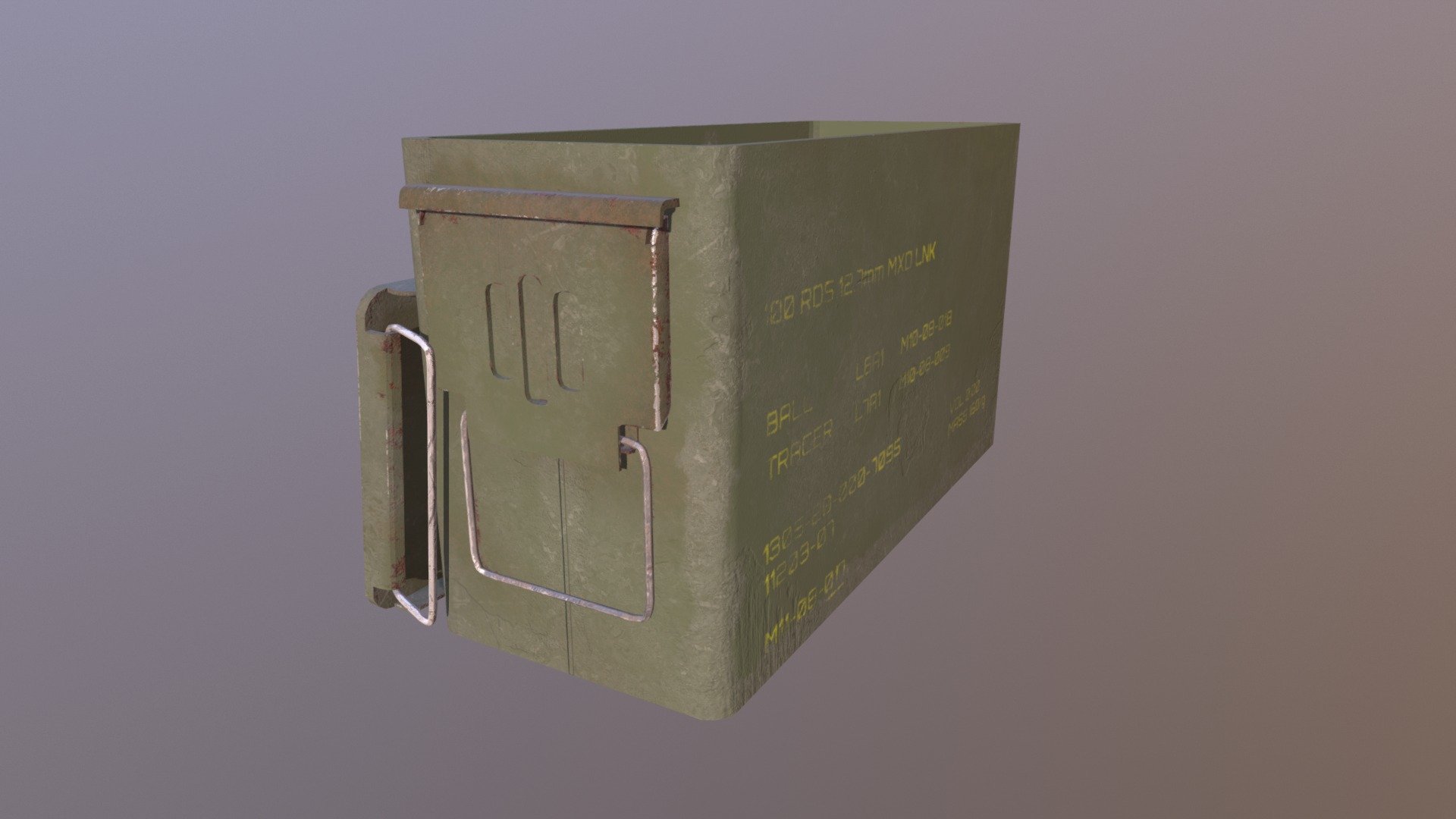 Ammunition box - 3D model by bentidball [c29de16] - Sketchfab