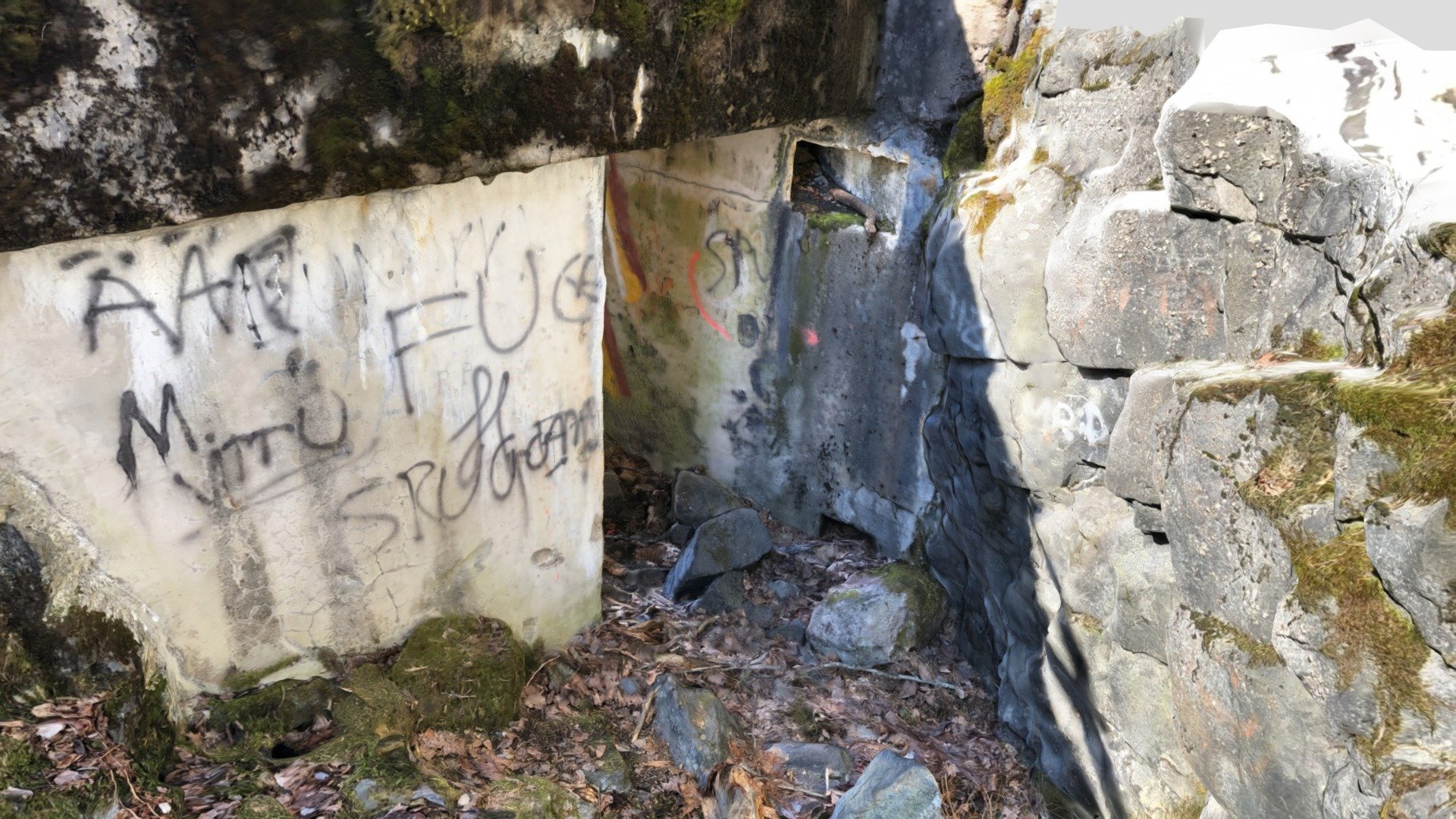 WW1 cave entrance, Mäkkylä, Espoo, Finland - Download Free 3D model by ...