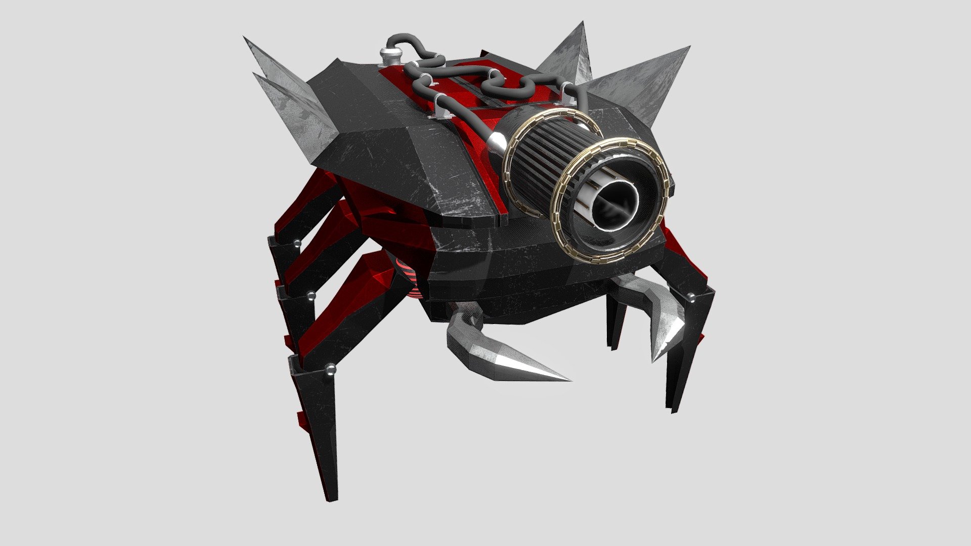 Giant Spider Mech - 3D model by Centbair (@furry_dragon) [c29f00c ...
